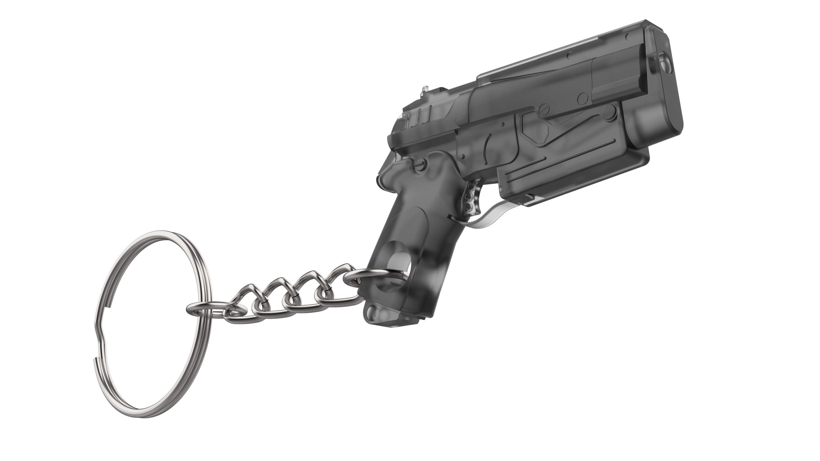 Keychain 10mm Pistol Fallout - 3D Model by MakerLab