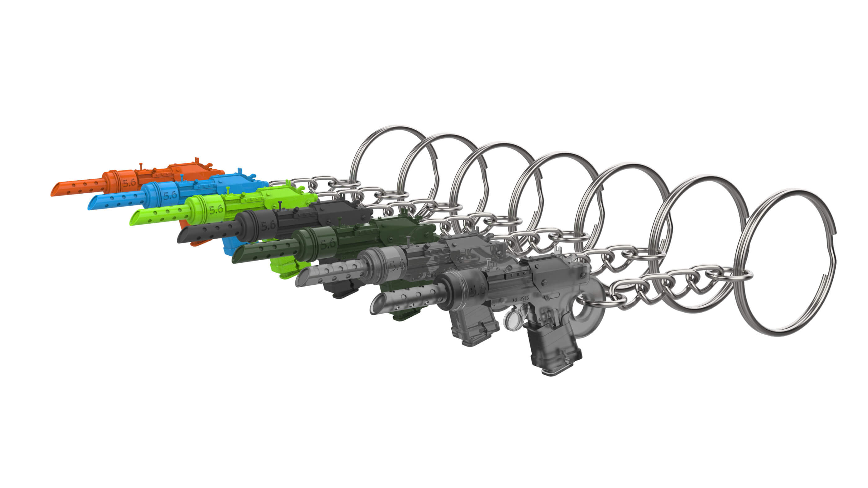 Keychain Abzatz-2 Atomic Heart 3D Model by MakerLab