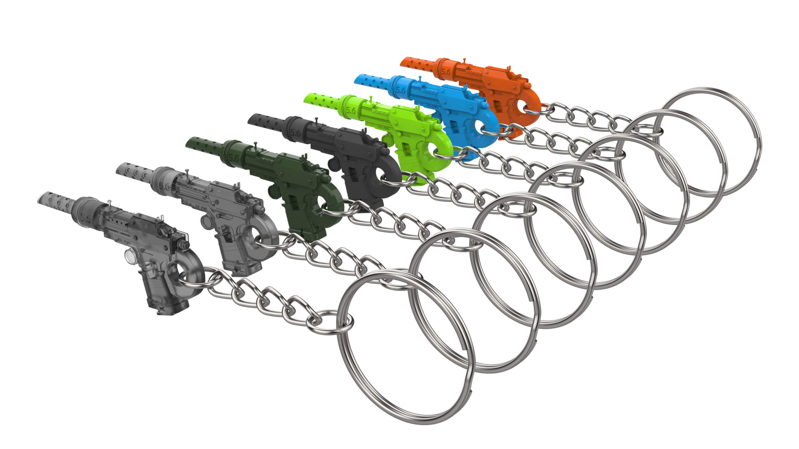 Keychain Abzatz-2 Atomic Heart 3D Model by MakerLab