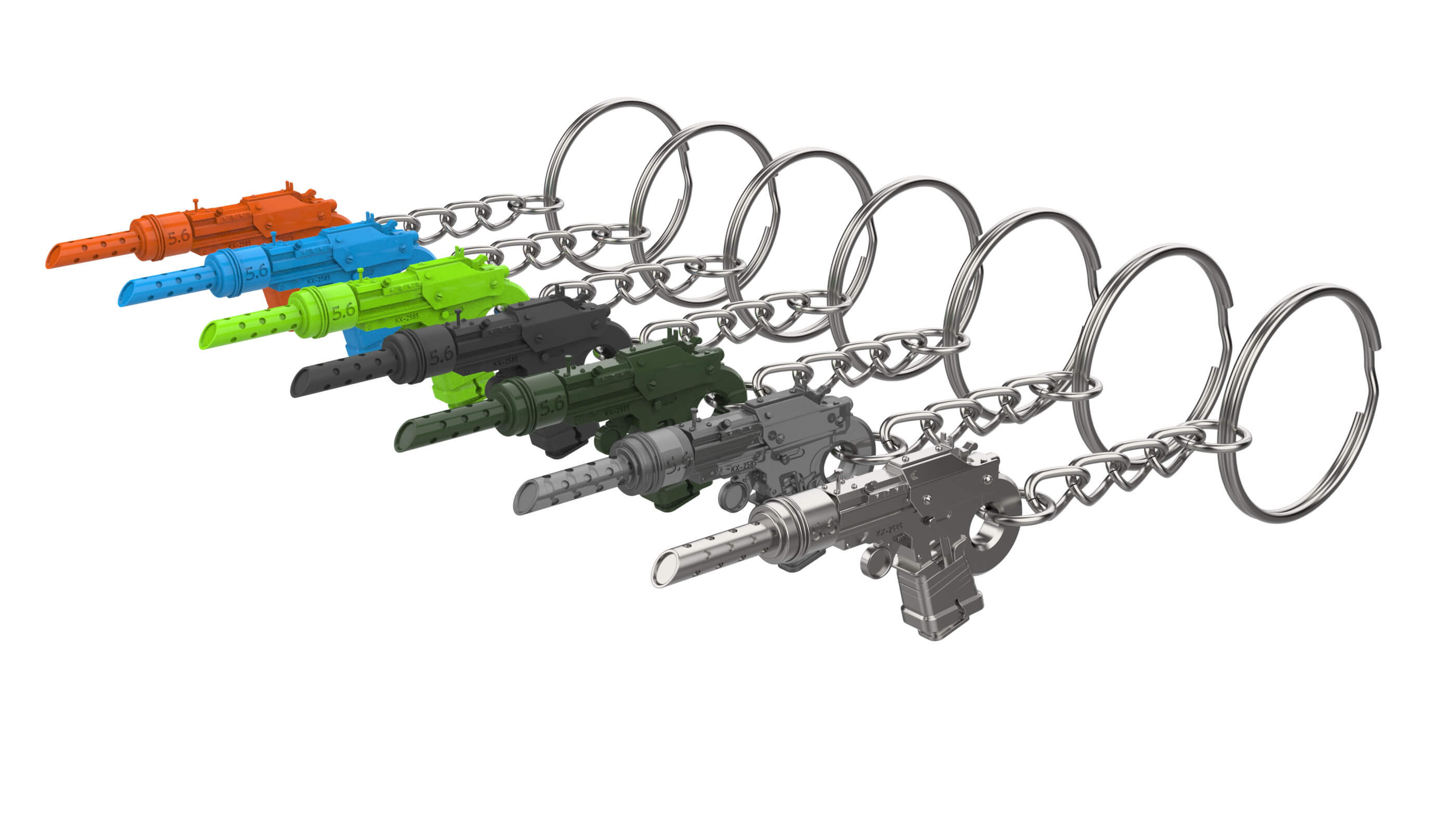 Keychain Abzatz-2 Atomic Heart 3D Model by MakerLab