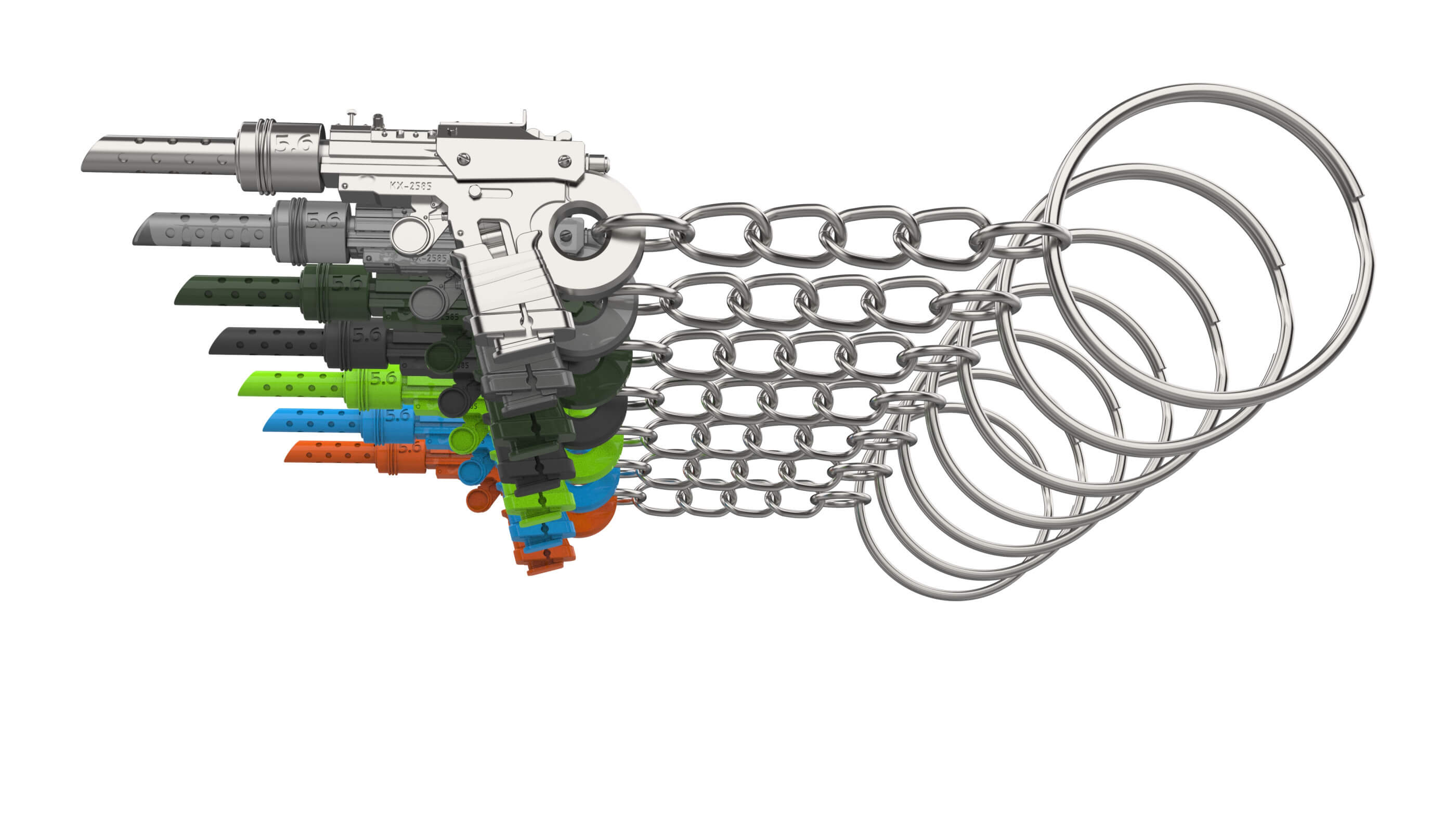 Keychain Abzatz-2 Atomic Heart 3D Model by MakerLab
