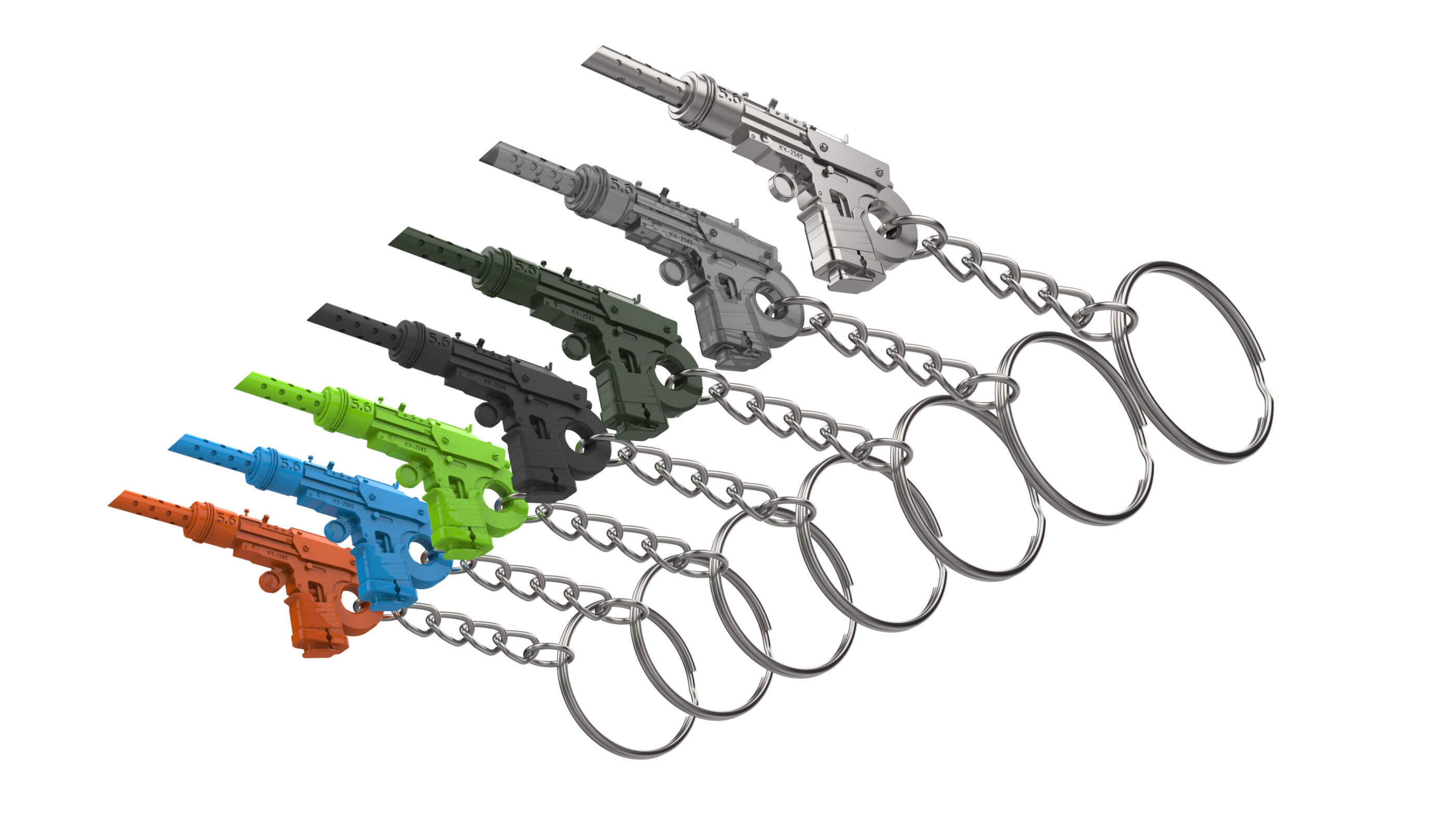 Keychain Abzatz-2 Atomic Heart 3D Model by MakerLab