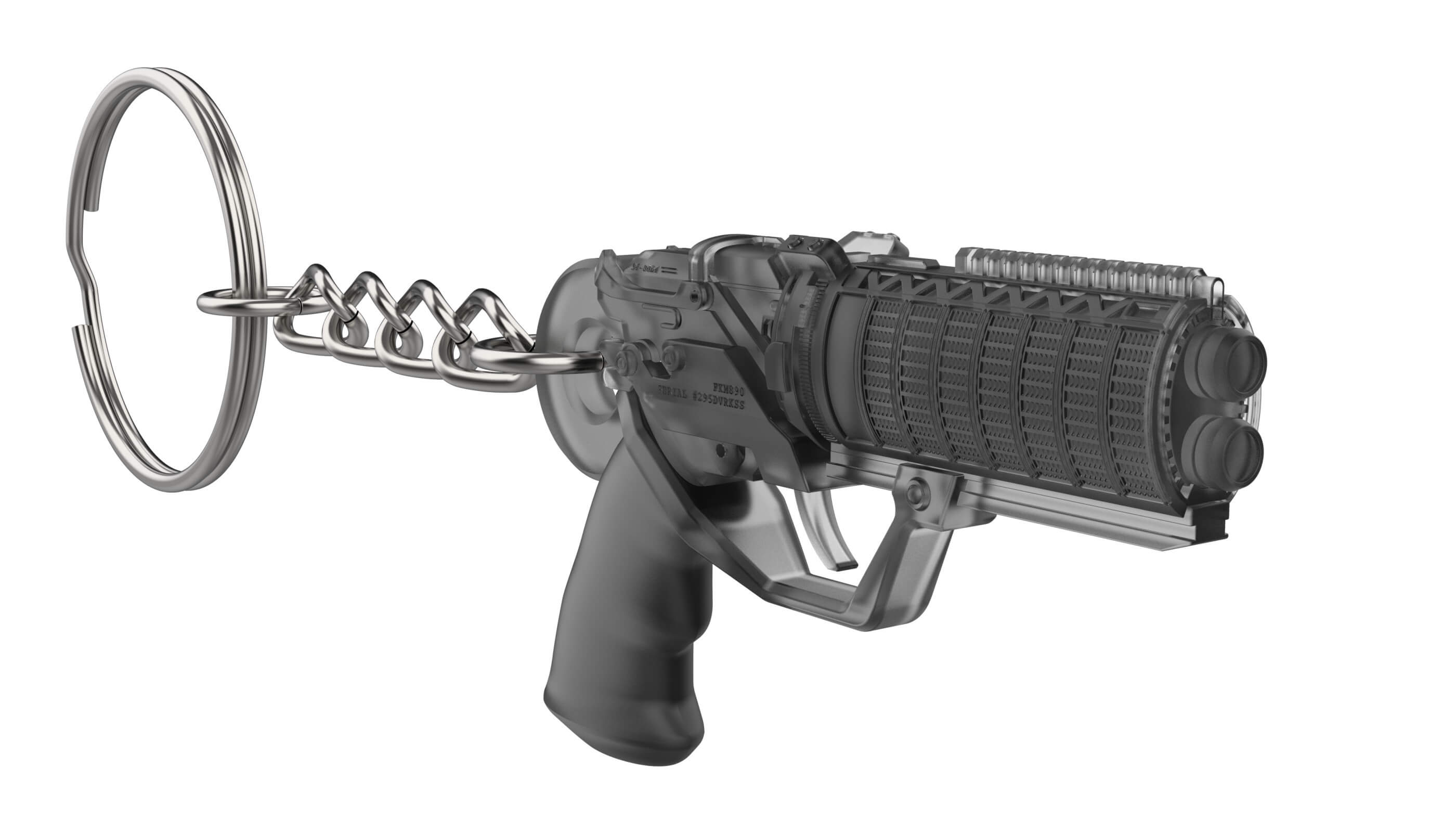 Keychain Agent K Blaster Bladerunner - 3D Print Model by MakerLab