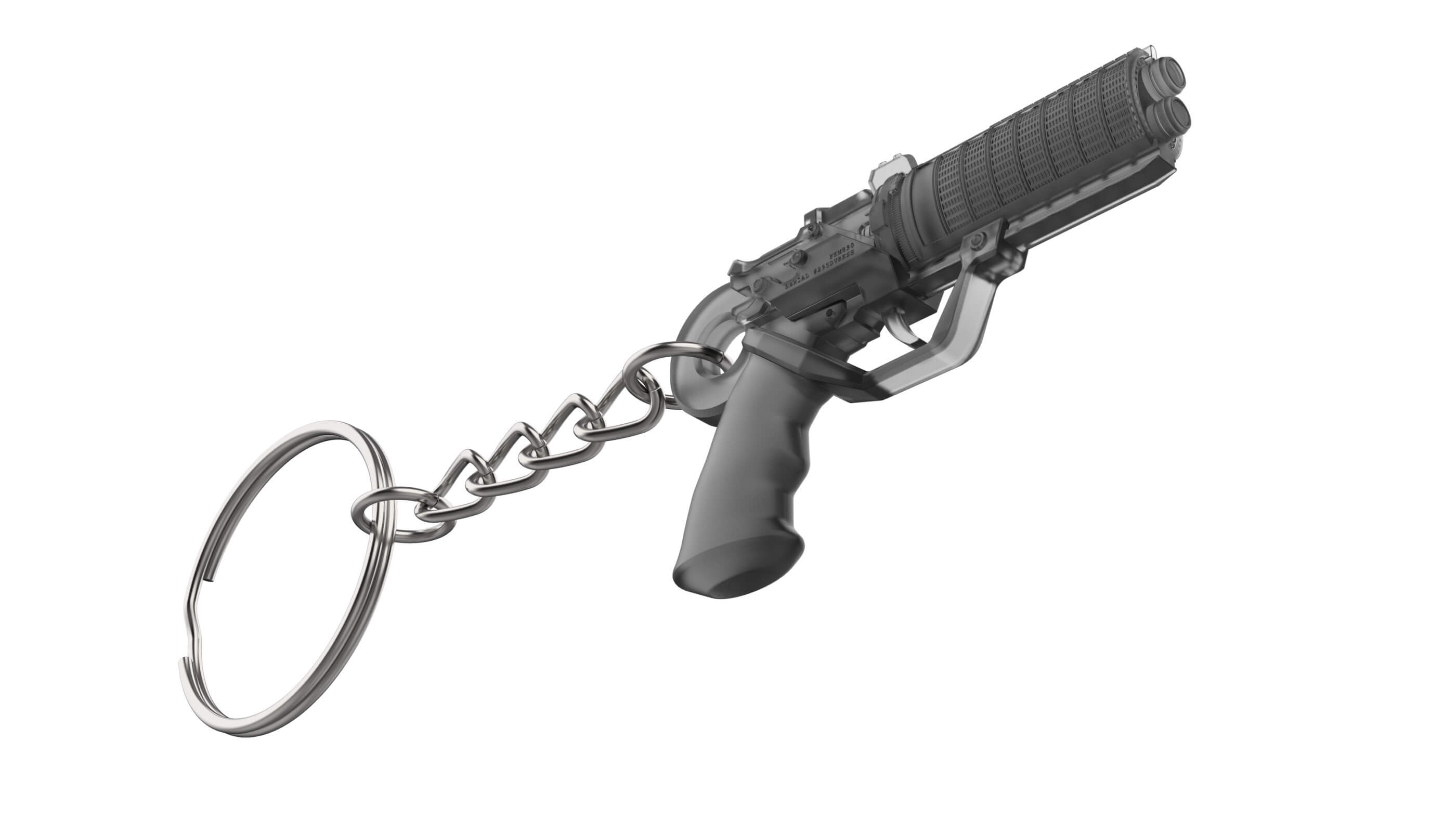Keychain Agent K Blaster Bladerunner - 3D Model by MakerLab