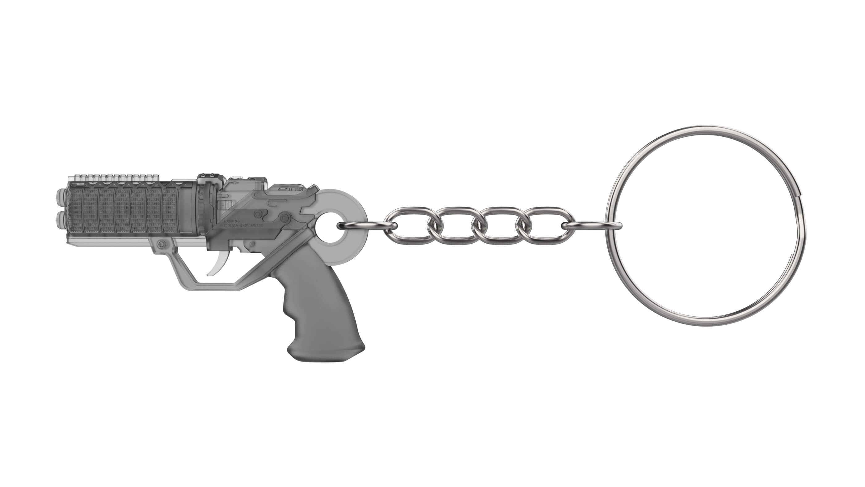 Keychain Agent K Blaster Bladerunner - 3D Model by MakerLab