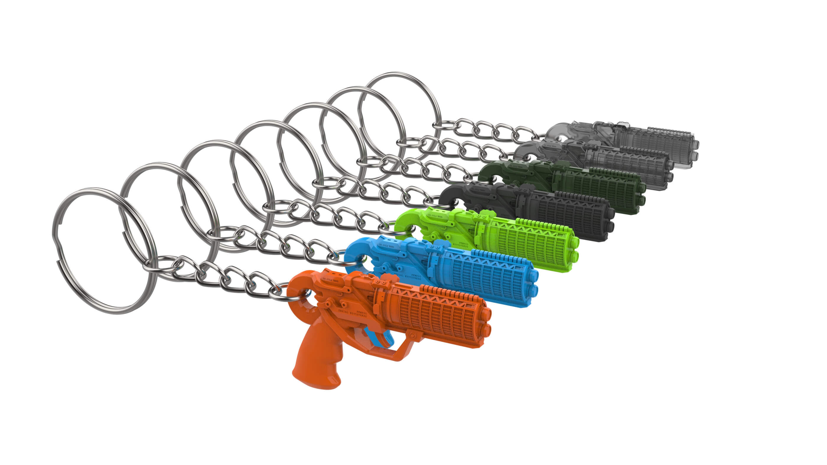 Keychain Agent K Blaster Bladerunner - 3D Model by MakerLab