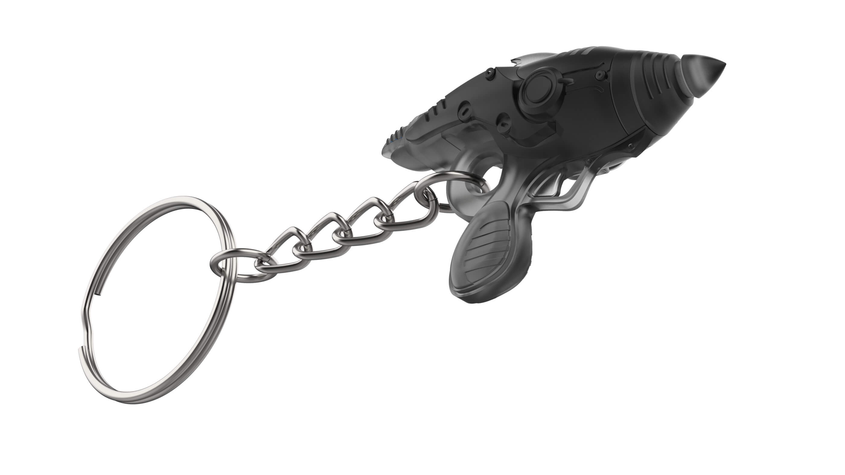 Keychain Alien Blaster Fallout - 3D Print Model by MakerLab