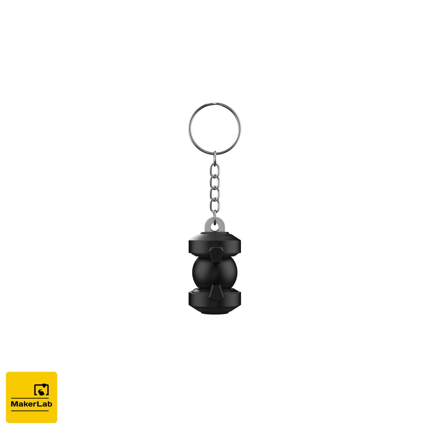 Keychain - Ana Biotic Grenade - Overwatch - Printable 3D Model by MakerLab