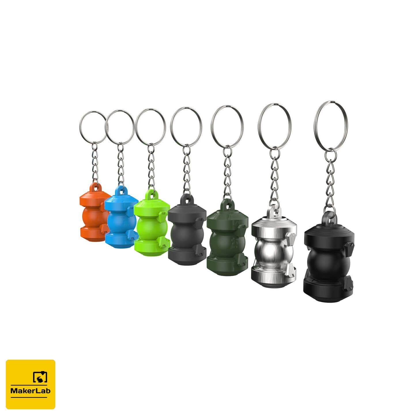 Keychain - Ana Biotic Grenade - Overwatch - Printable 3D Model by MakerLab