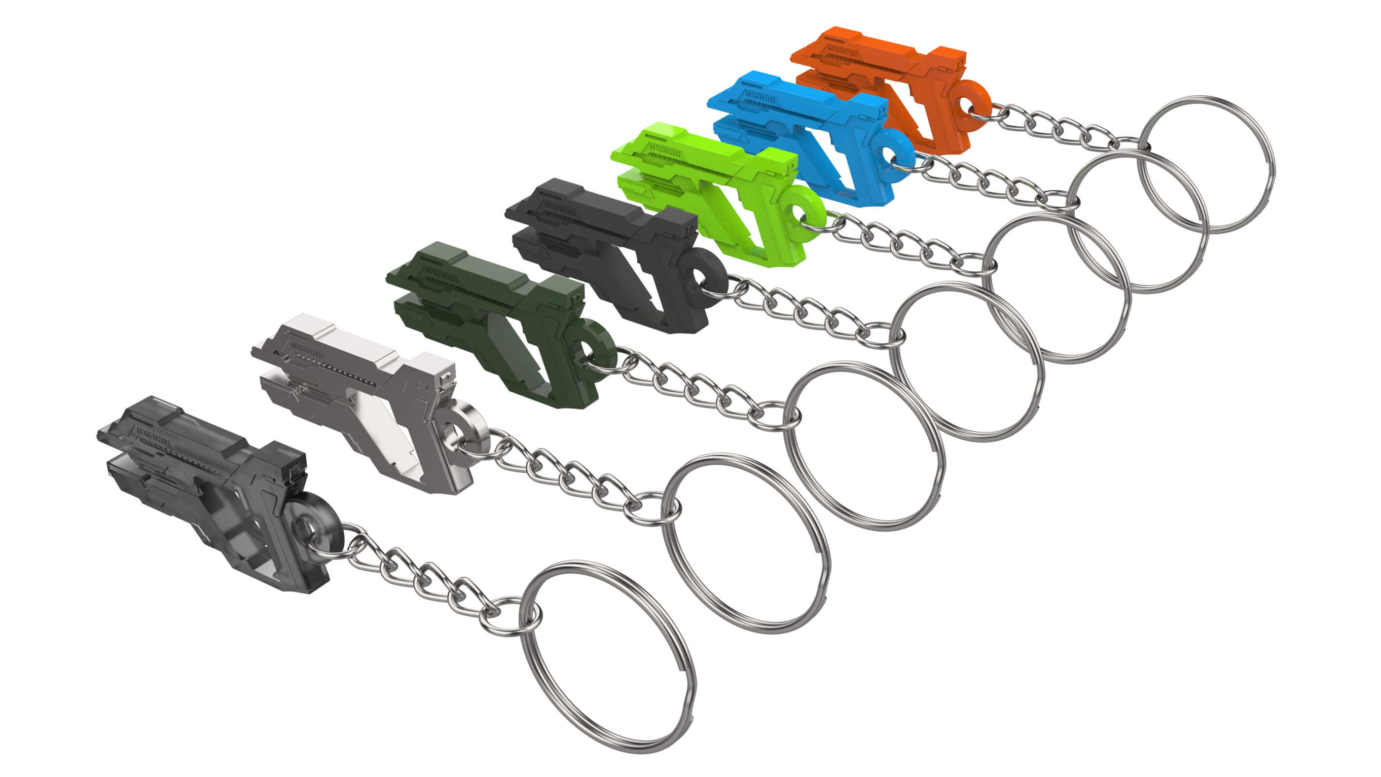 Keychain Asuran Stargate - 3D Model by MakerLab