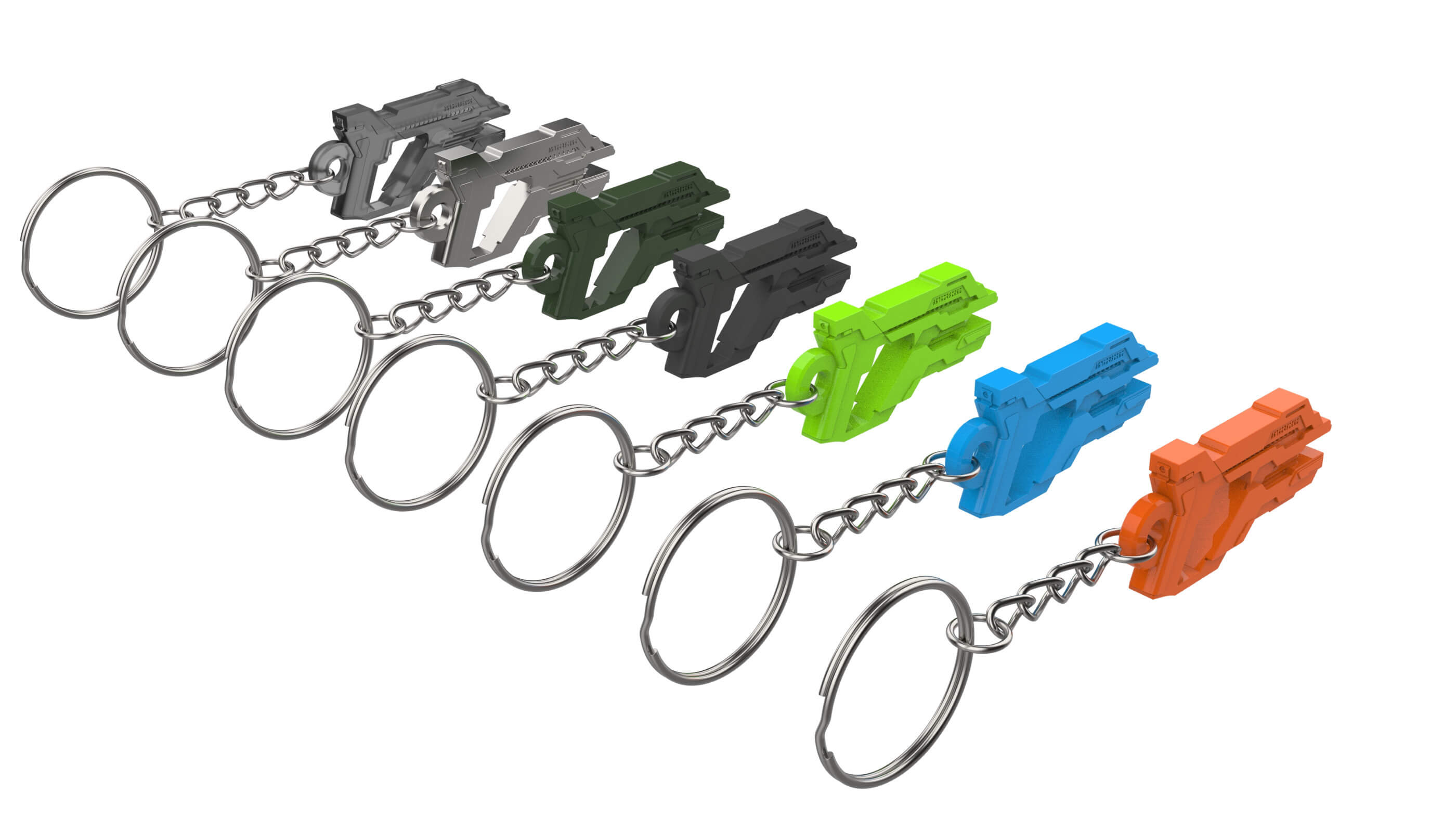 Keychain Asuran Stargate - 3D Model by MakerLab