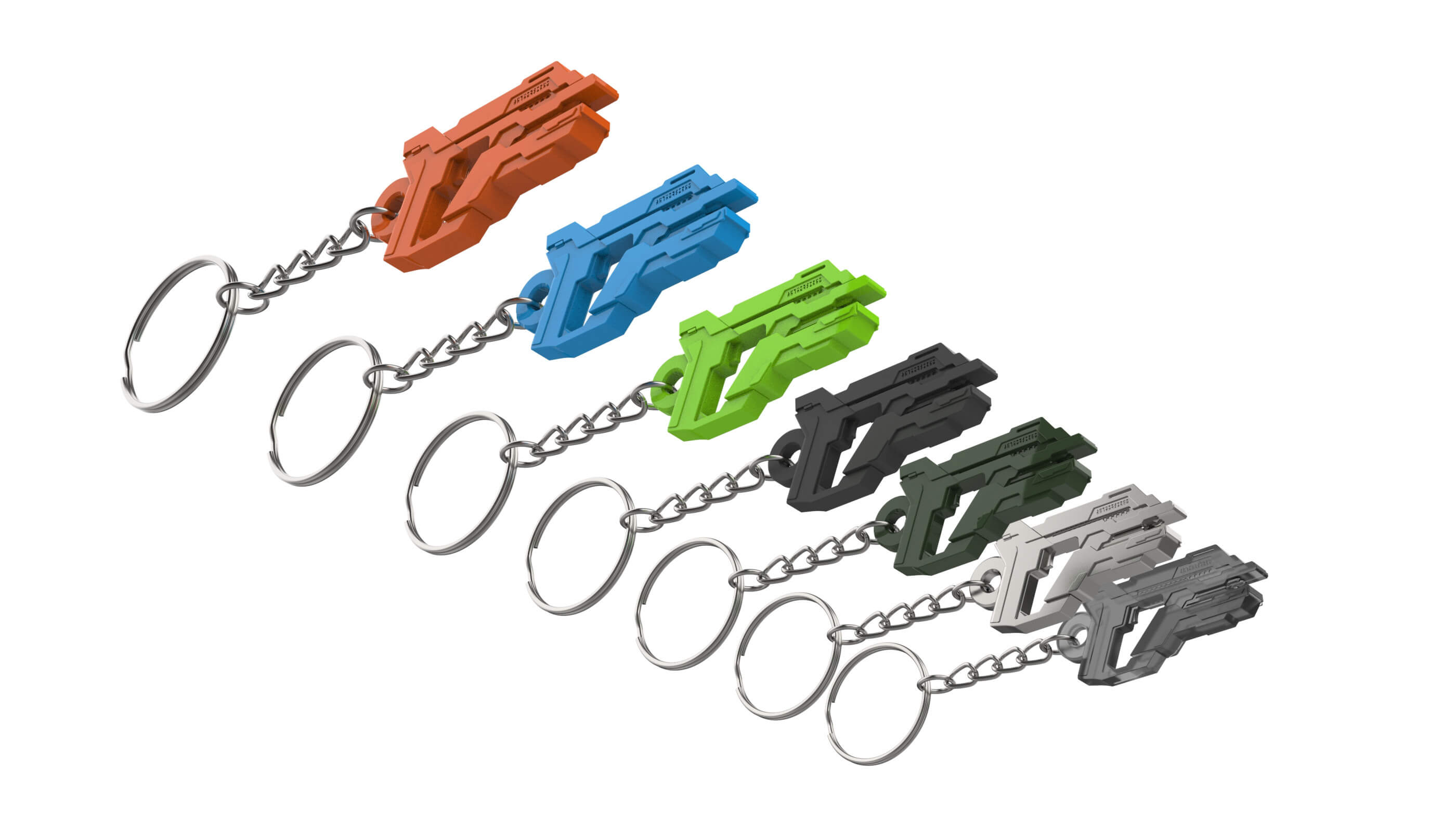 Keychain Asuran Stargate - 3D Model by MakerLab