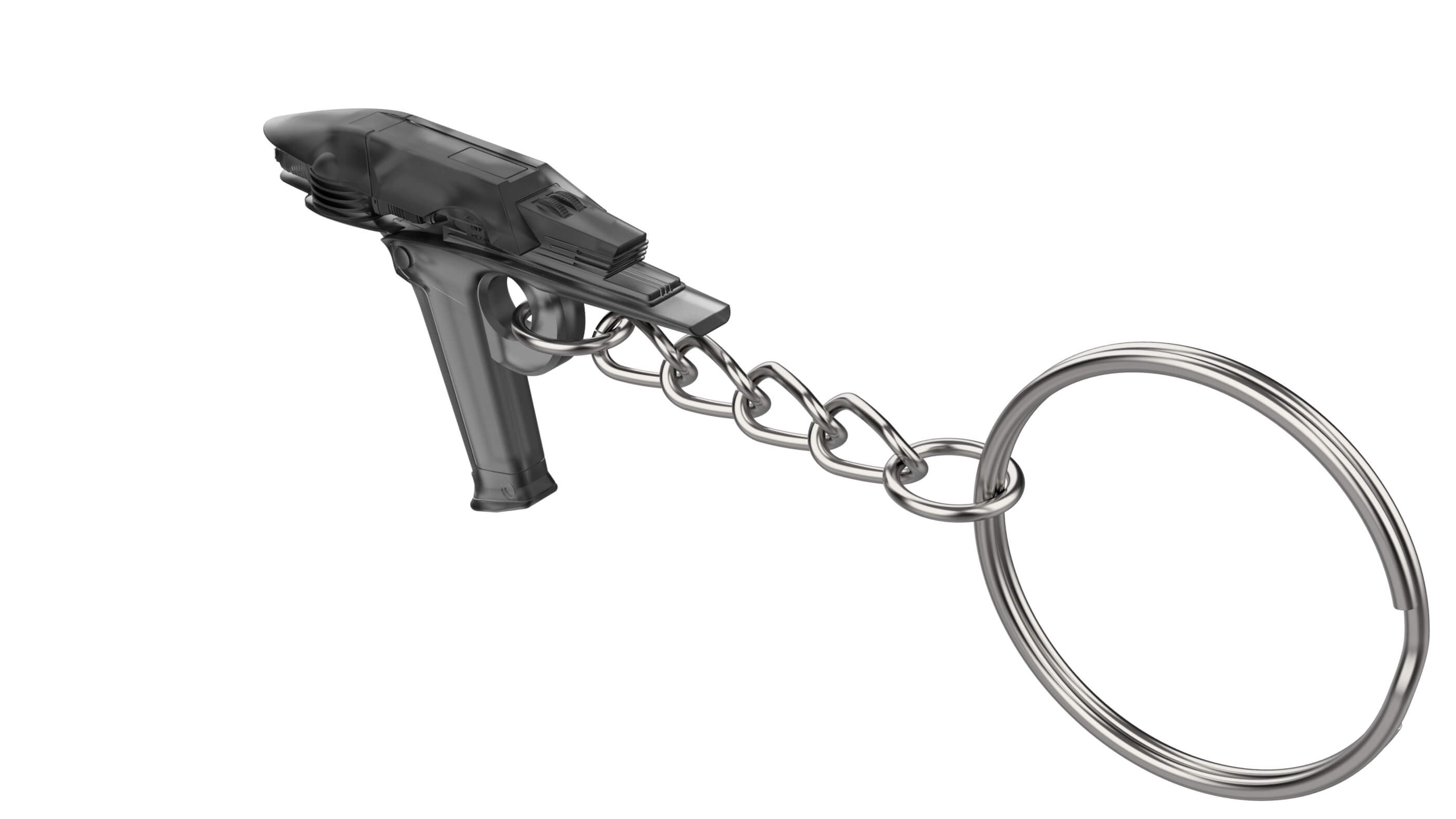Keychain Beyond Phaser Star Trek - 3D Model by MakerLab