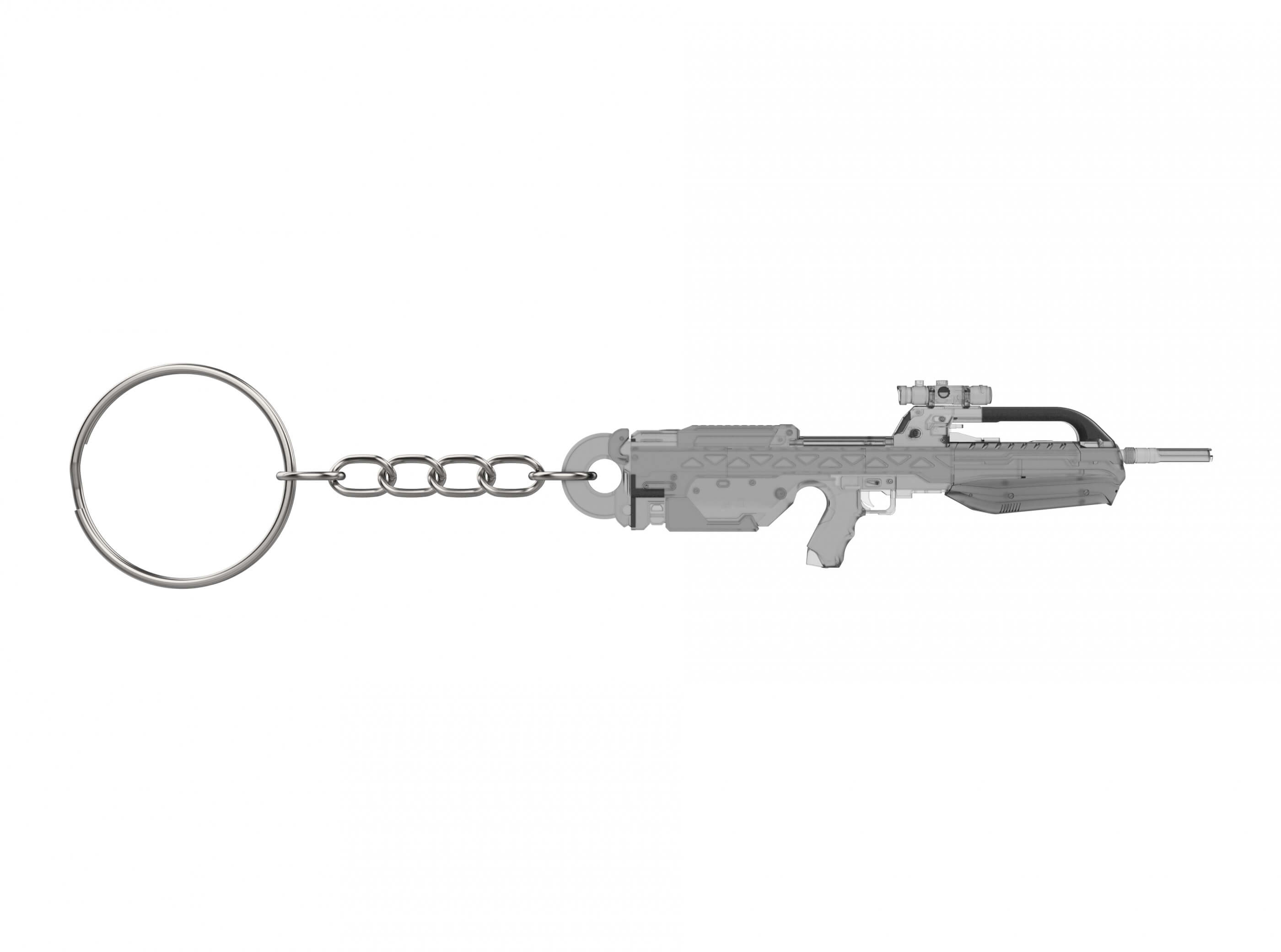 Keychain BR55 Cannon Halo - 3D Model by MakerLab