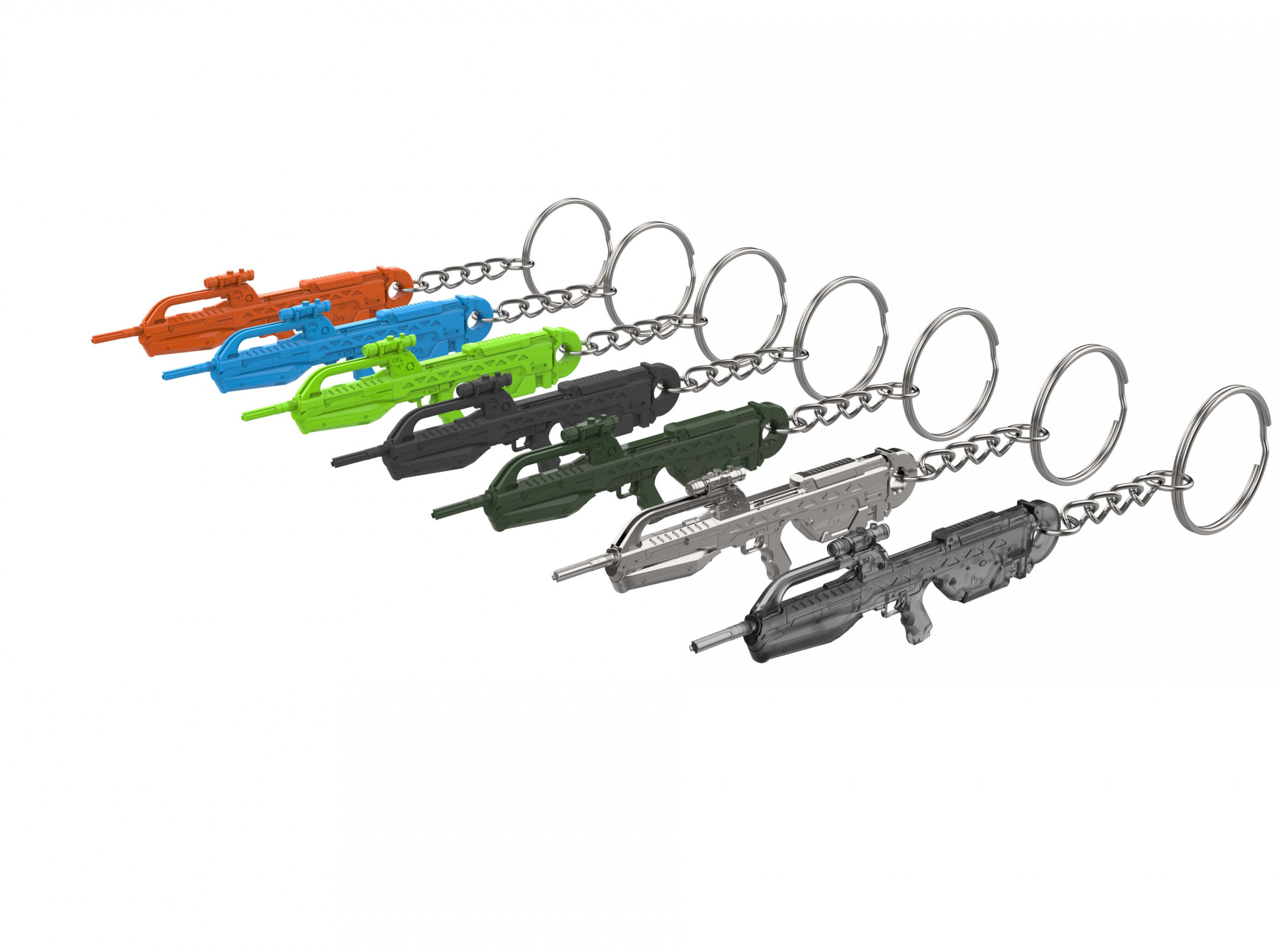 Keychain BR55 Cannon Halo - 3D Model by MakerLab