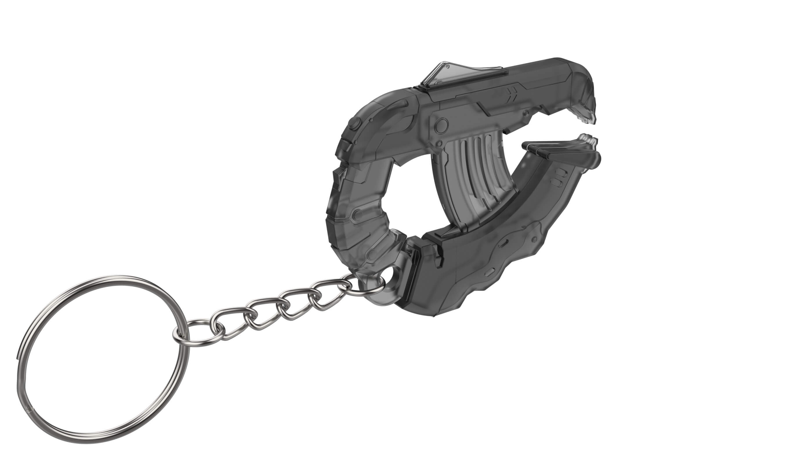 Keychain H2A Plasma Cannon Halo - 3D Model by MakerLab