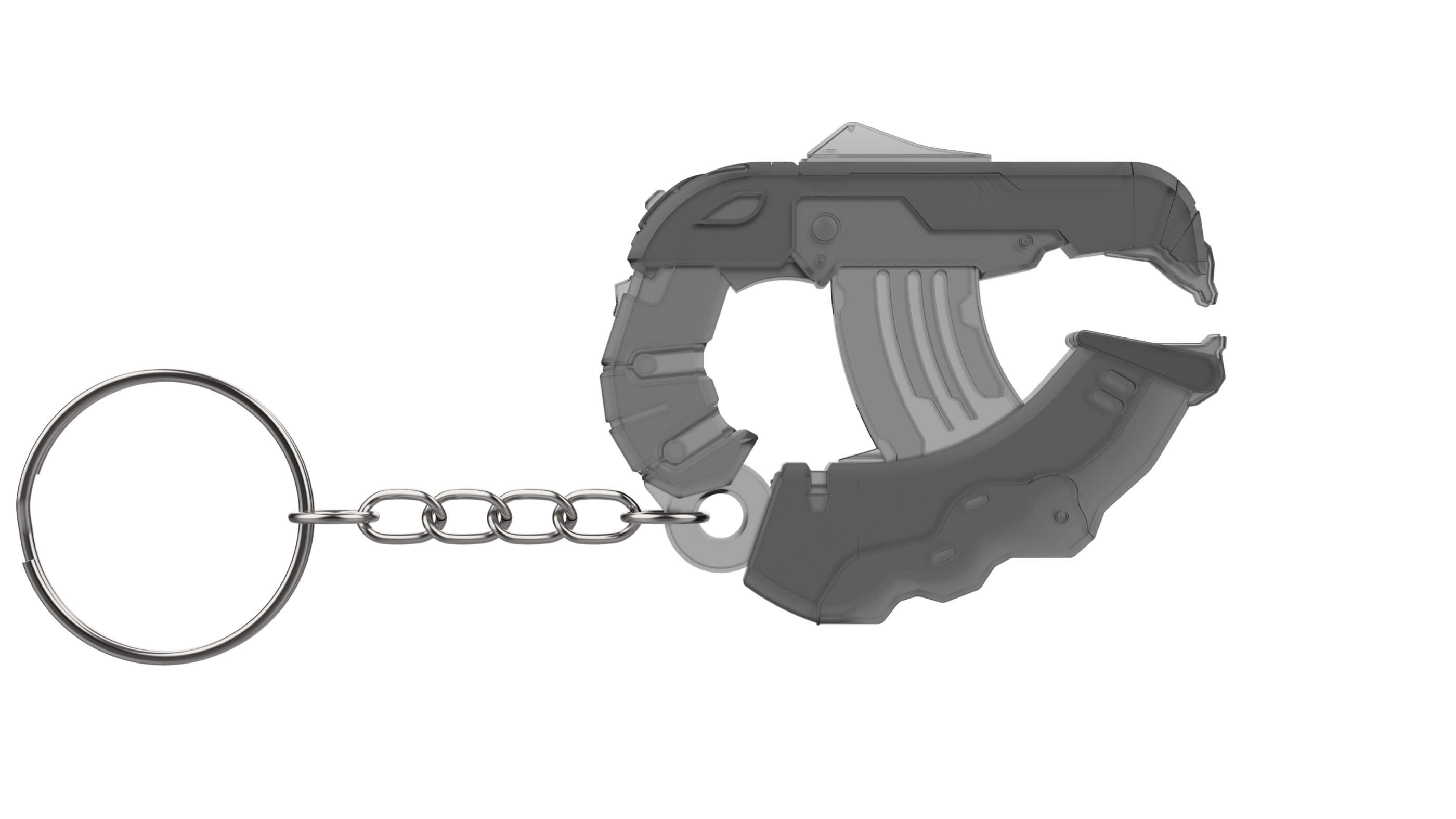 Keychain H2A Plasma Cannon Halo - 3D Model by MakerLab