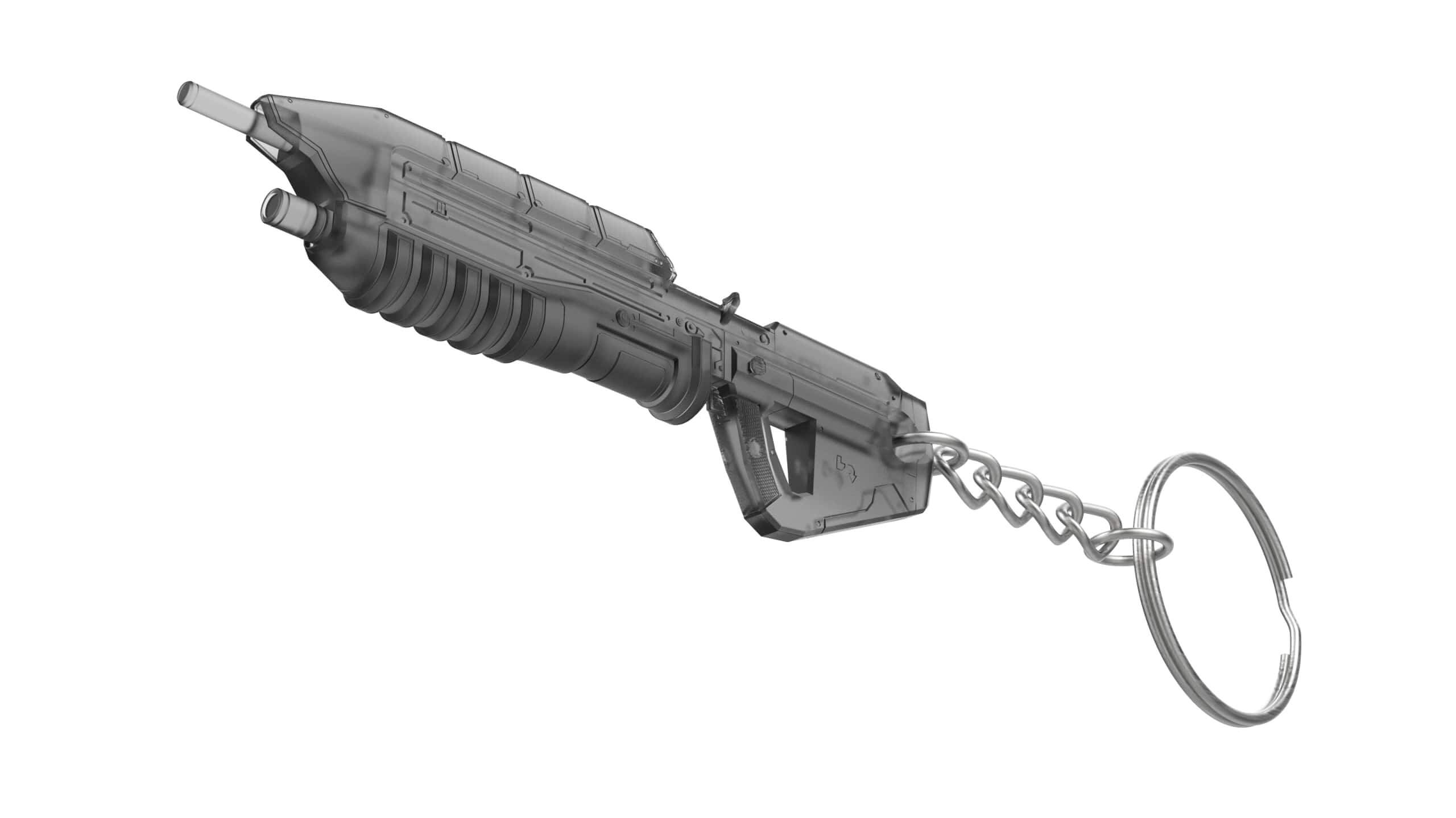 Keychain Halo Ma5C Assault Rifle - 3D Model by MakerLab