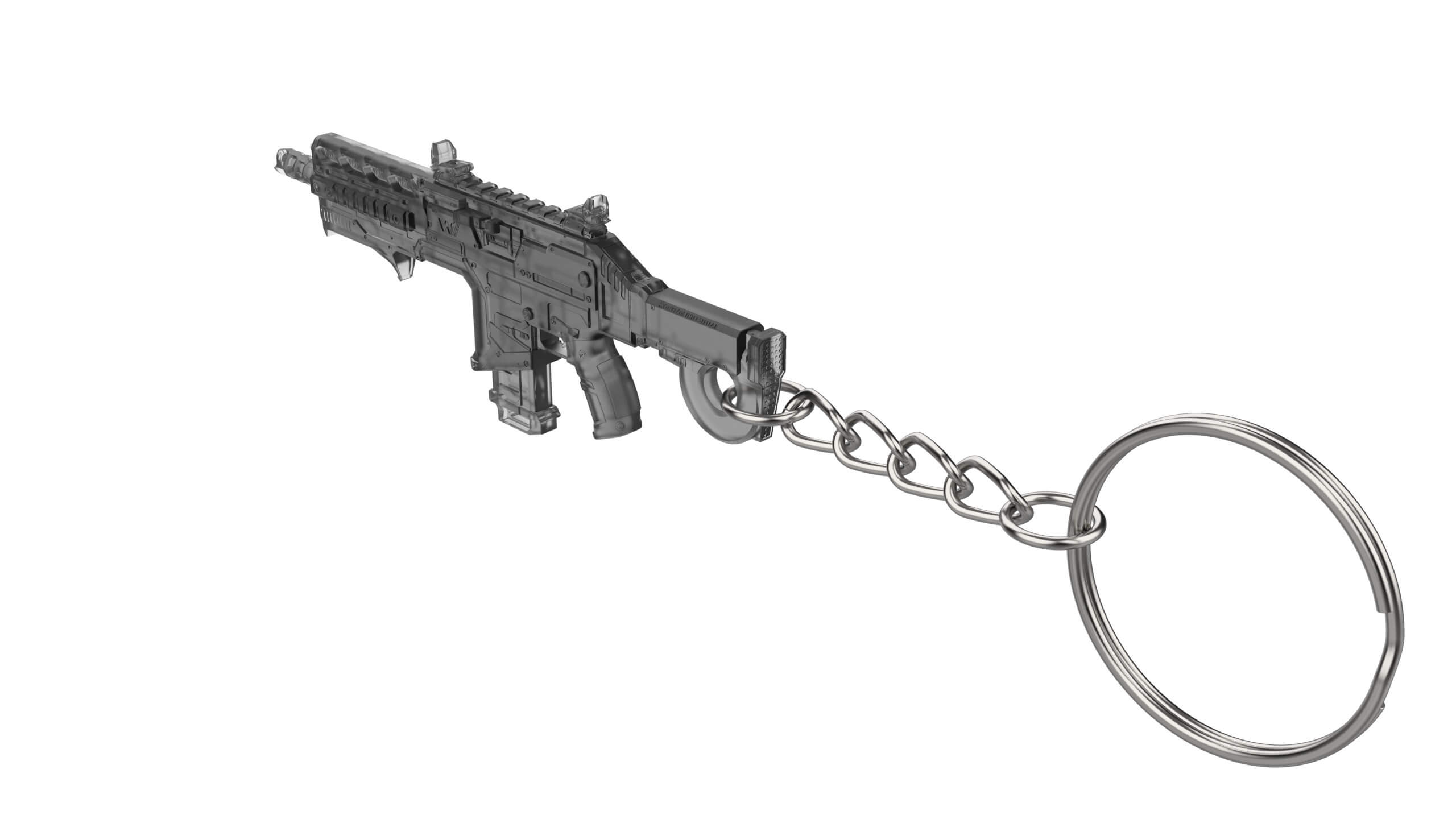 Keychain Hemlock Apex - 3D Print Model by MakerLab