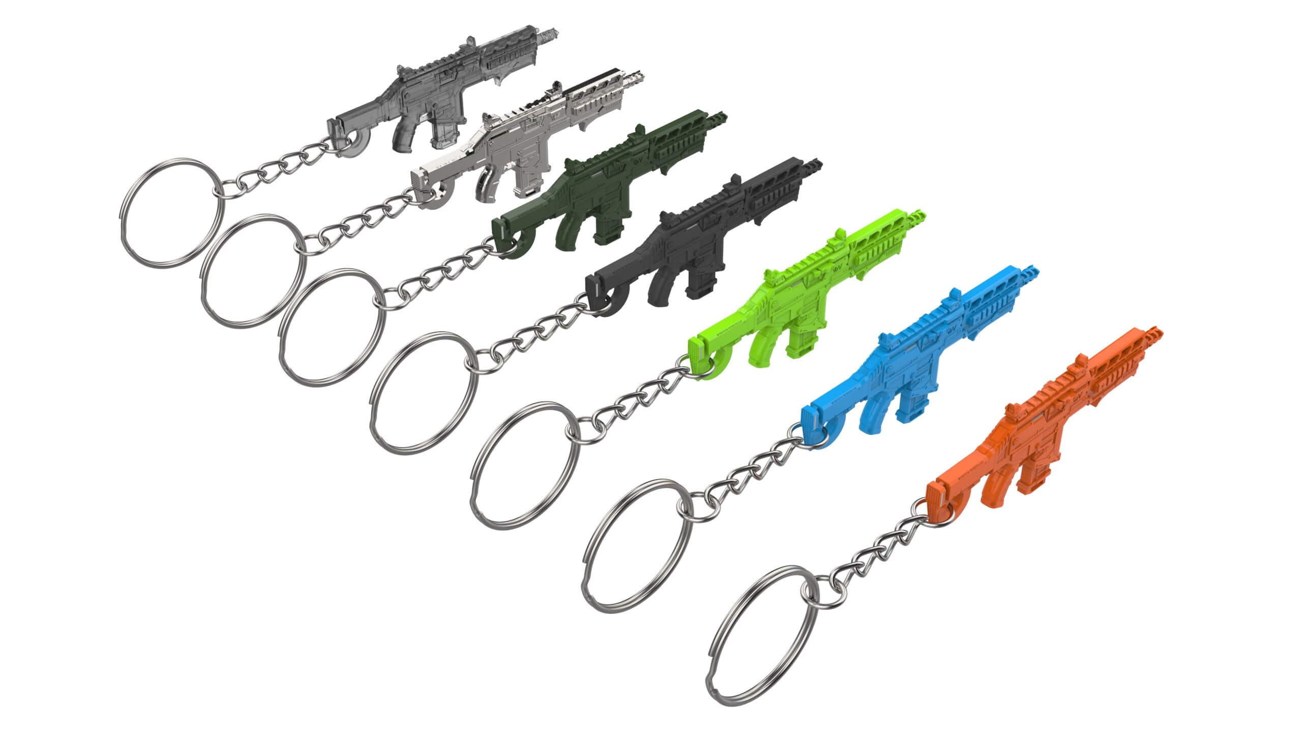 Keychain Hemlock Apex - 3D Print Model by MakerLab