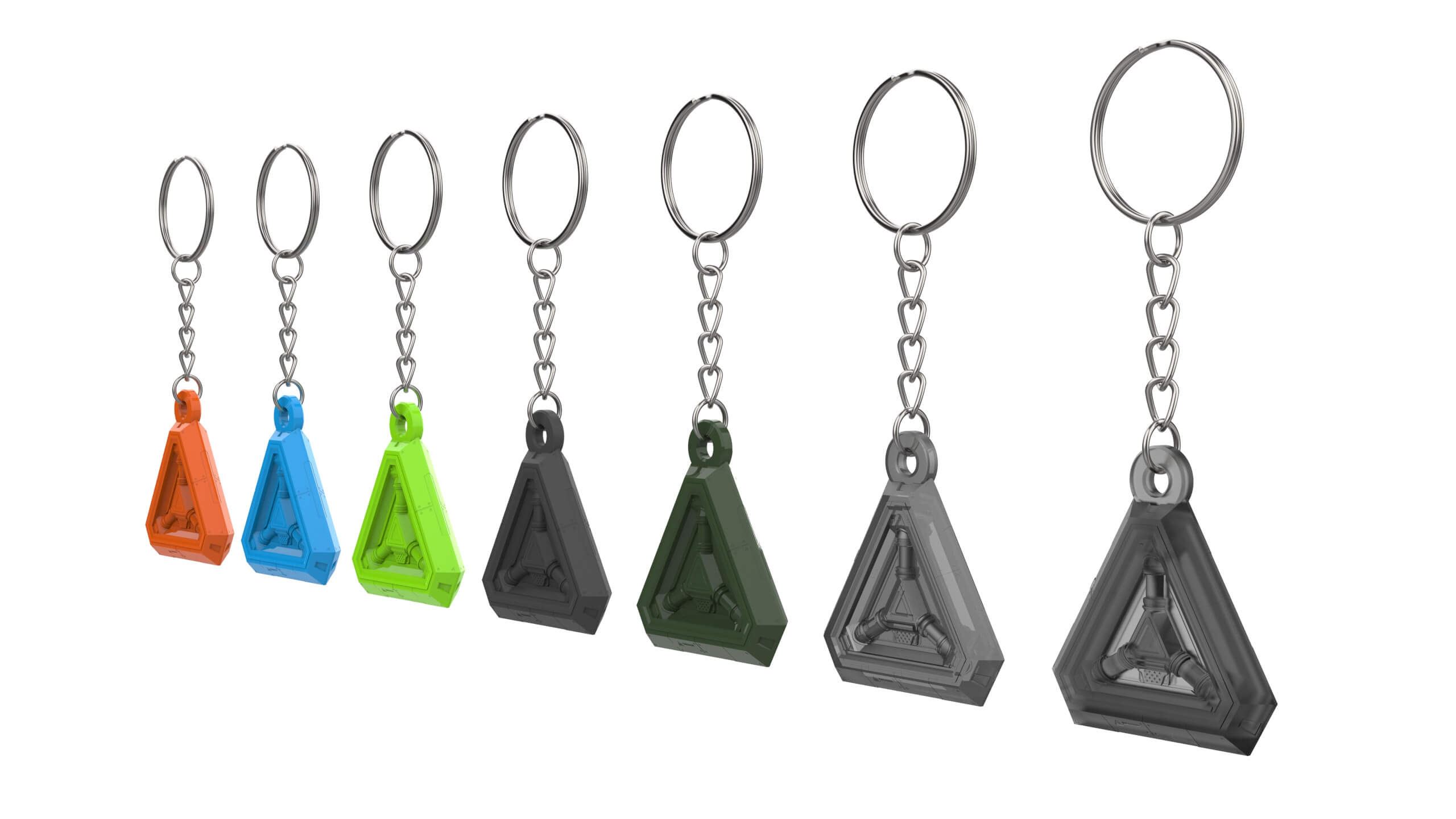 Keychain Horizon Gravity Lift Apex - 3D Model by MakerLab