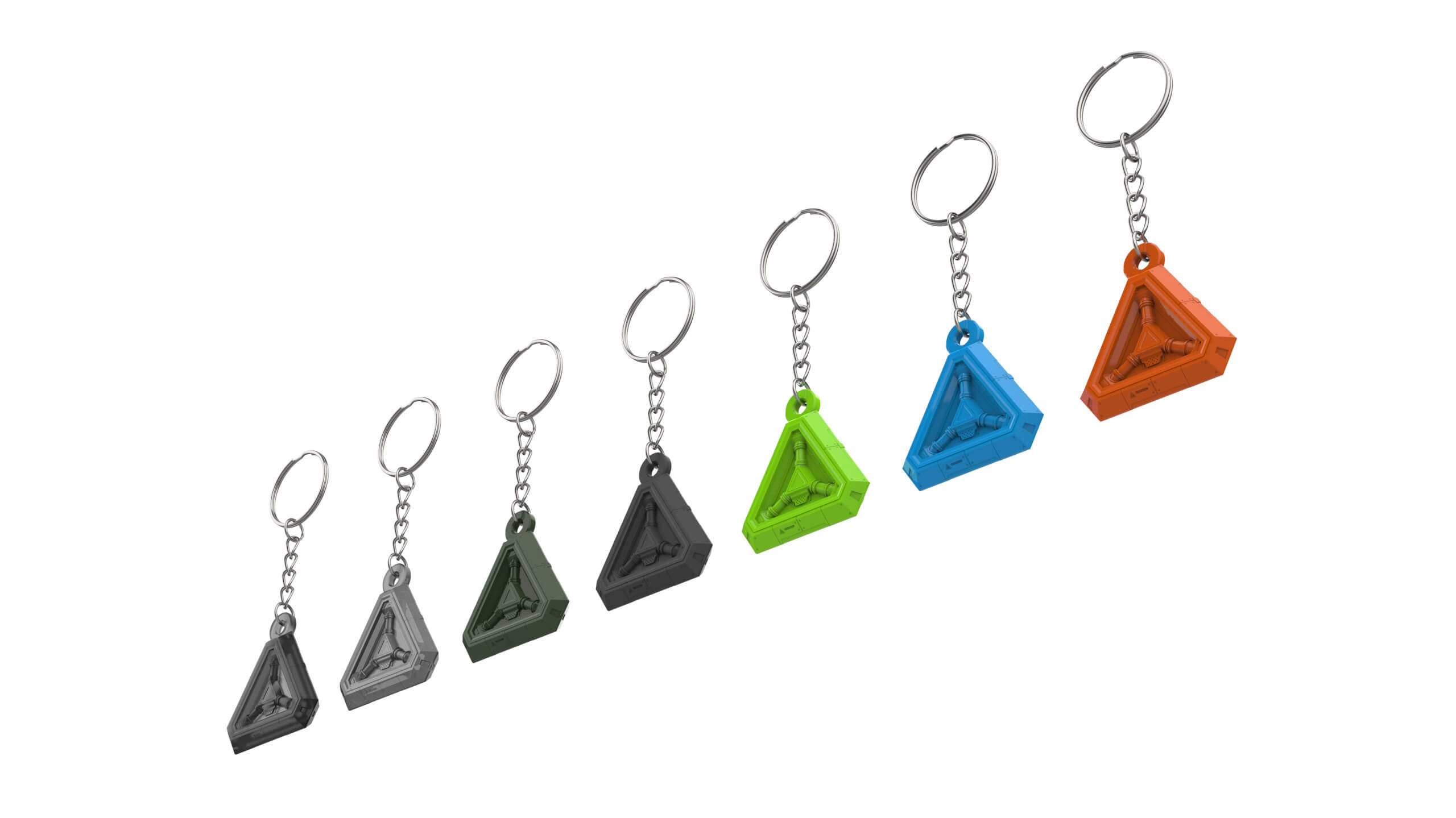 Keychain Horizon Gravity Lift Apex - 3D Model by MakerLab