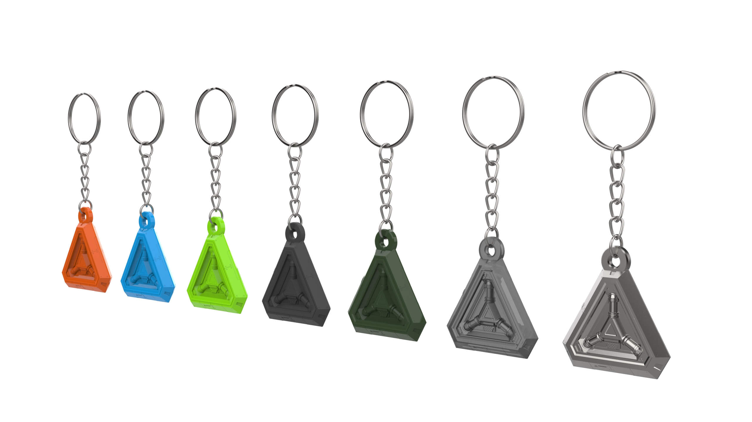 Keychain Horizon Gravity Lift Apex - 3D Model by MakerLab