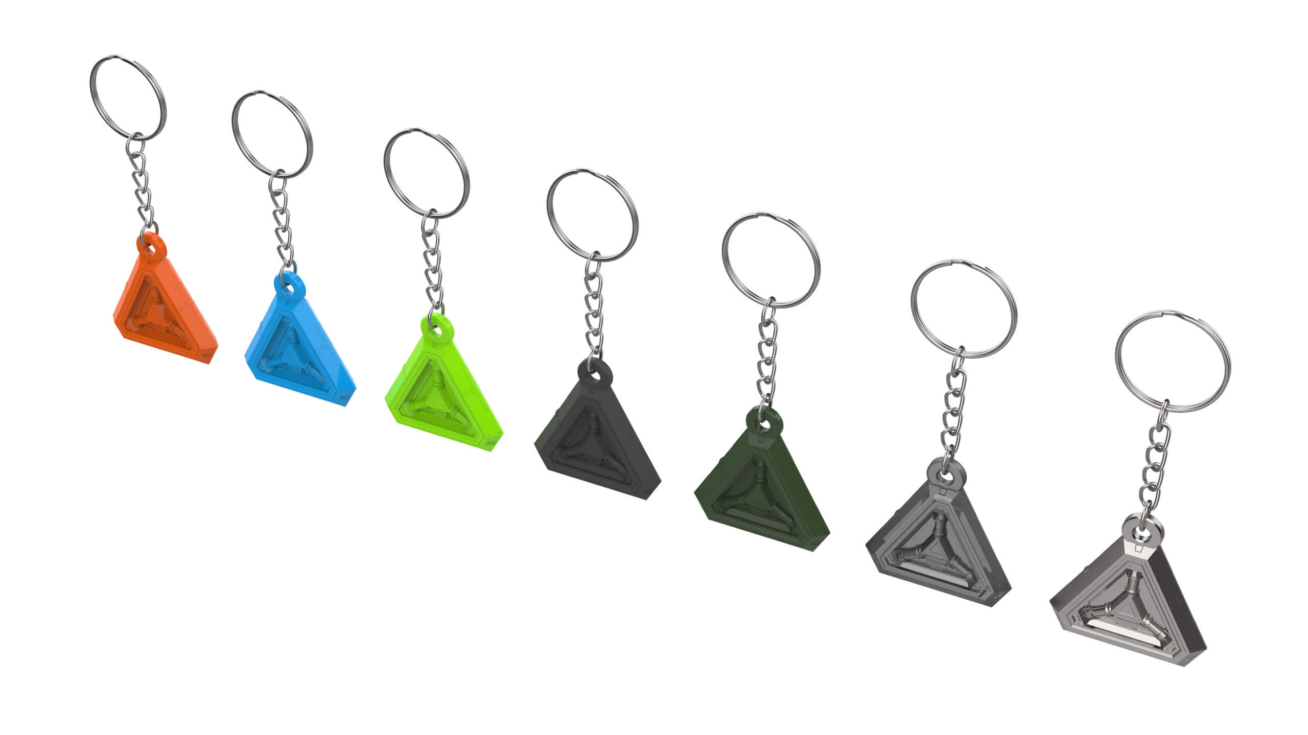 Keychain Horizon Gravity Lift Apex - 3D Model by MakerLab
