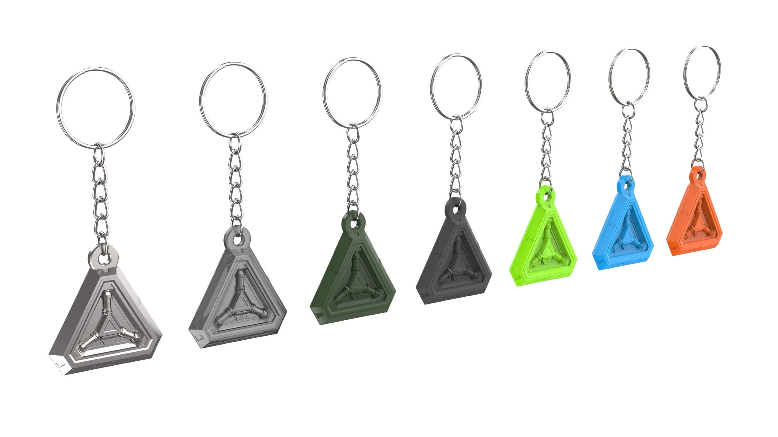 Keychain Horizon Gravity Lift Apex - 3D Model by MakerLab