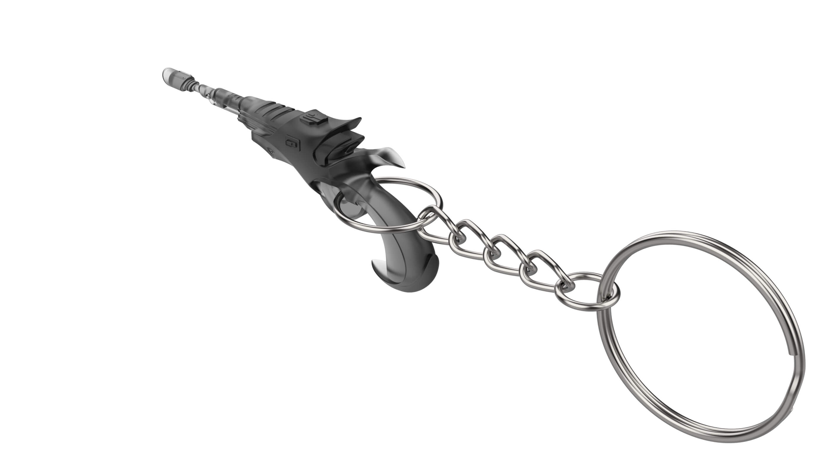 Keychain Klingon Disruptor Star Trek - 3D Print Model by MakerLab