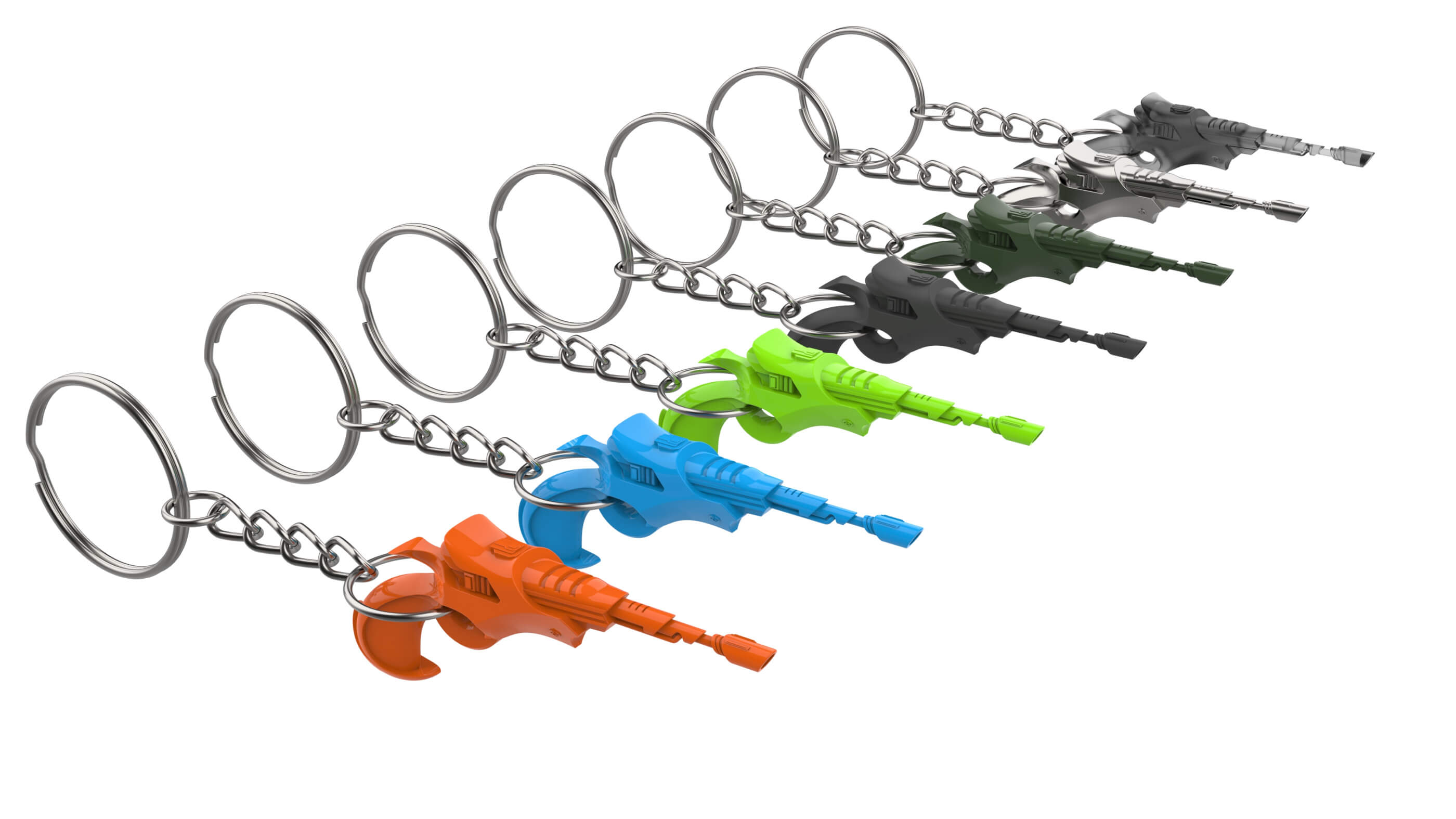 Keychain Klingon Disruptor Star Trek - 3D Model by MakerLab