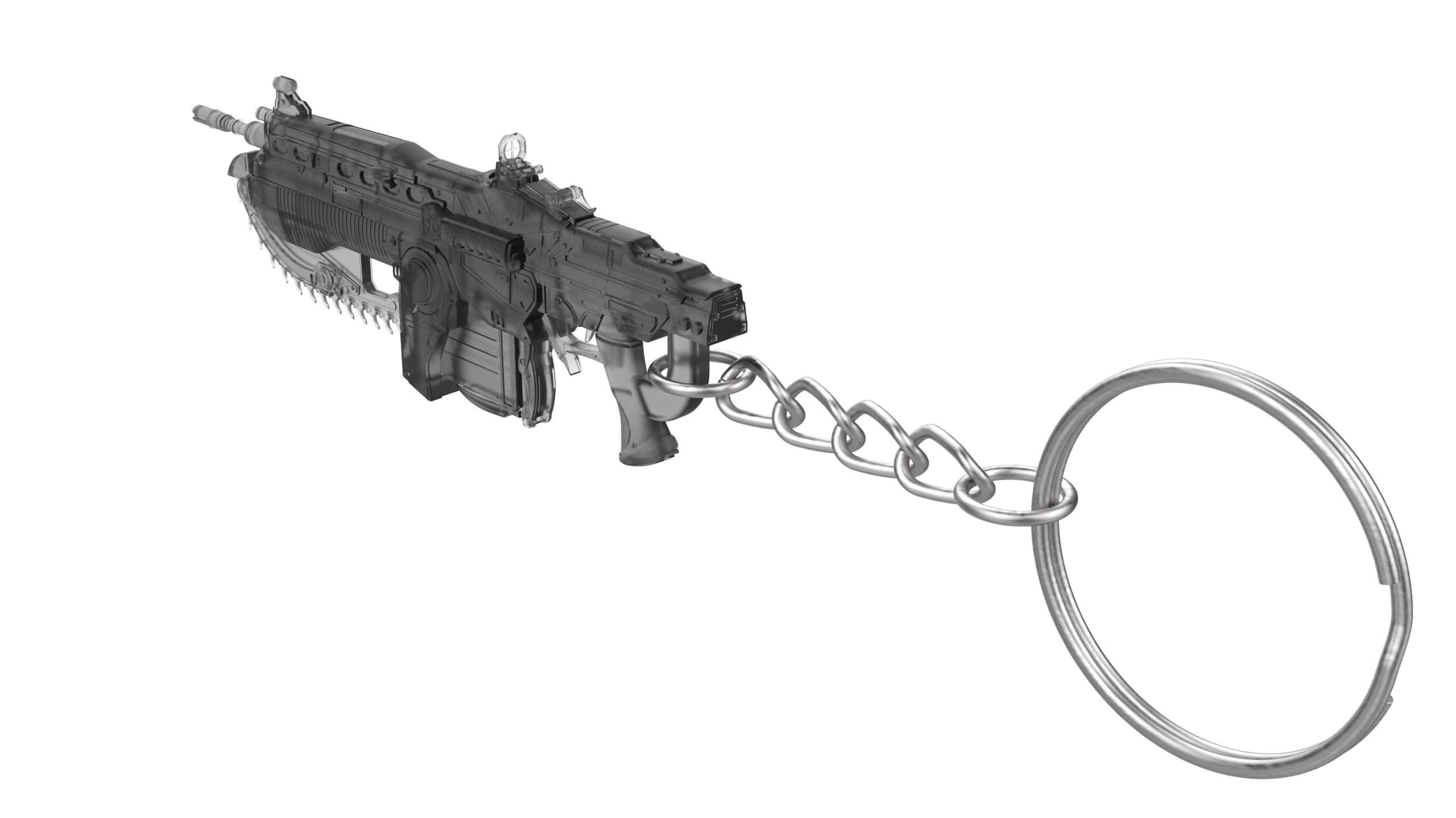 Keychain Lancer Gears of War - 3D Model by MakerLab