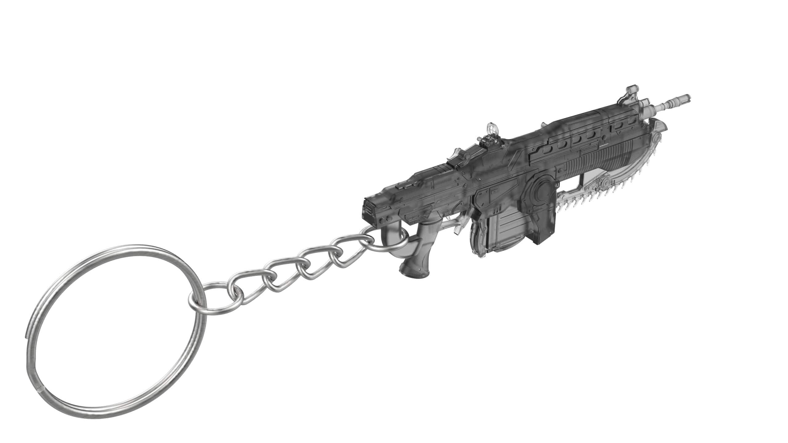 Keychain Lancer Gears of War - 3D Print Model by MakerLab