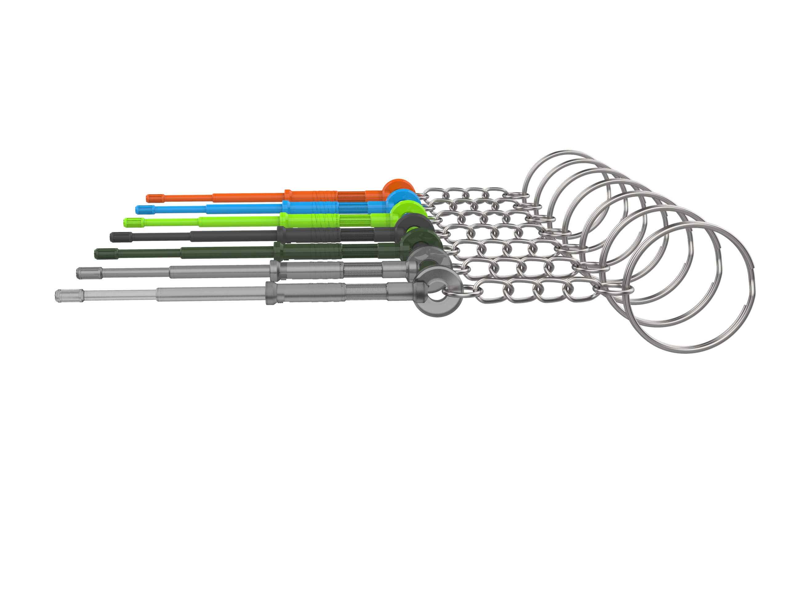 Keychain Lifeline Drum Sticks Apex - 3D Model by MakerLab