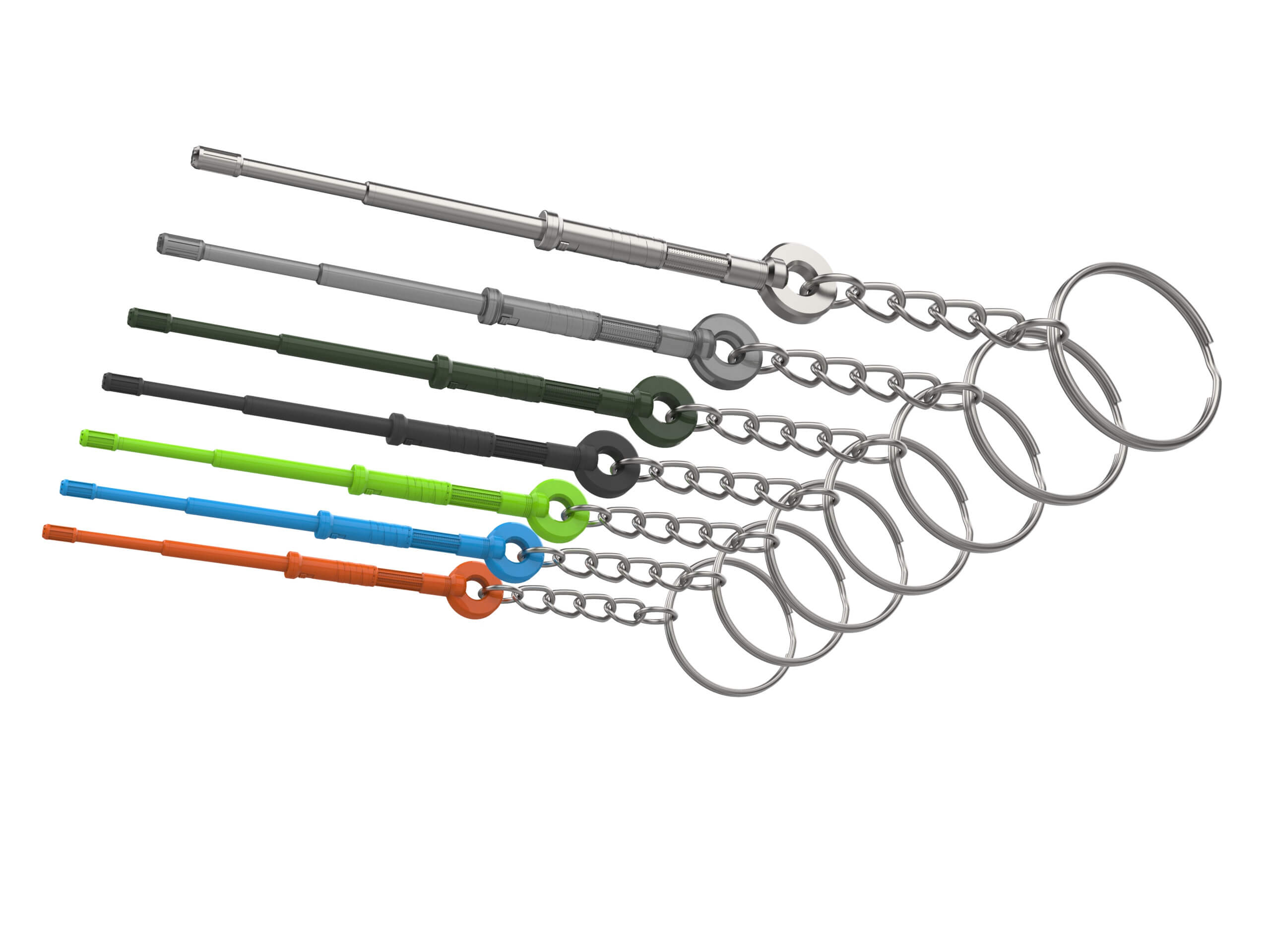 Keychain Lifeline Drum Sticks Apex - 3D Model by MakerLab