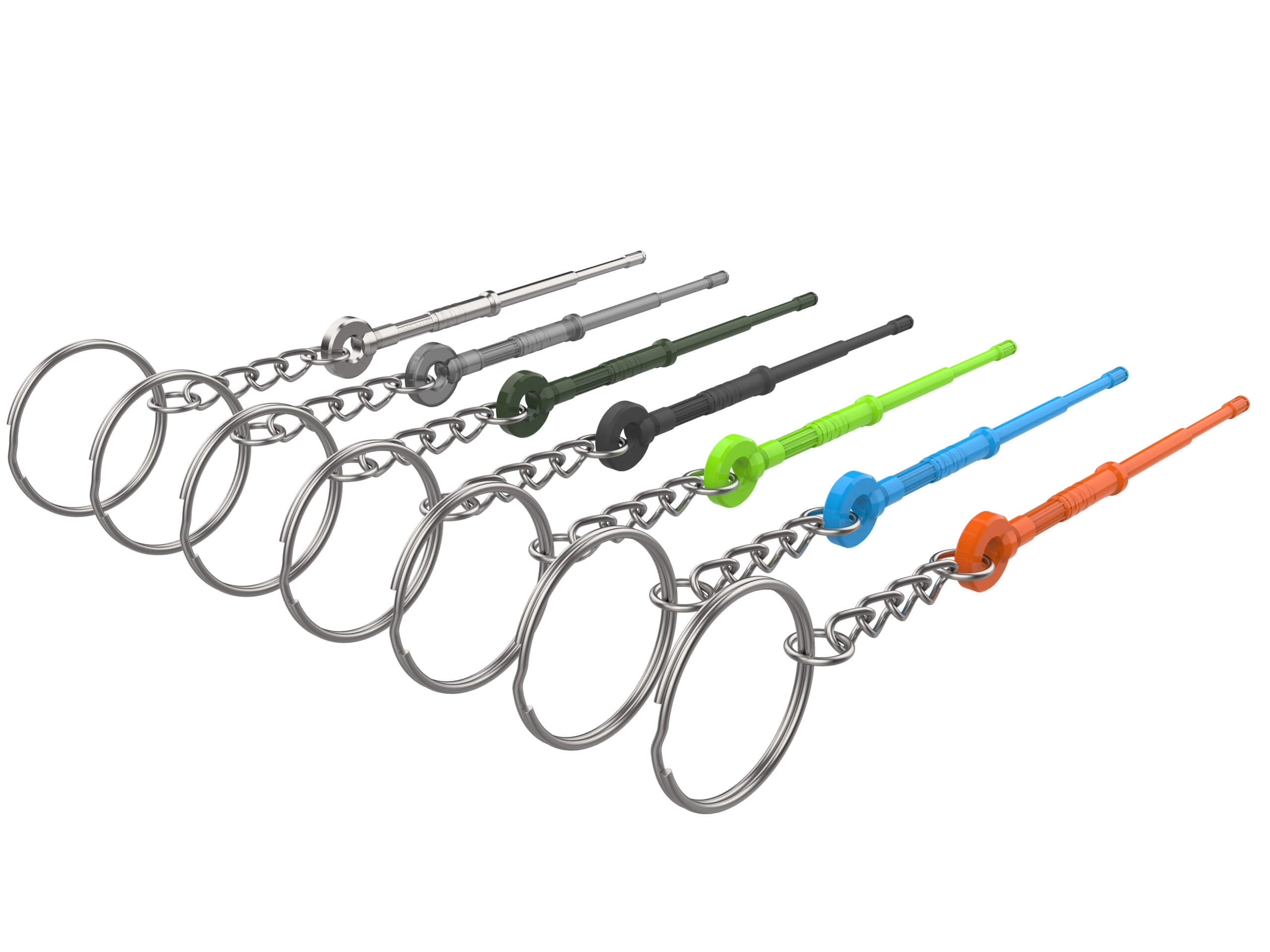 Keychain Lifeline Drum Sticks Apex - 3D Model by MakerLab