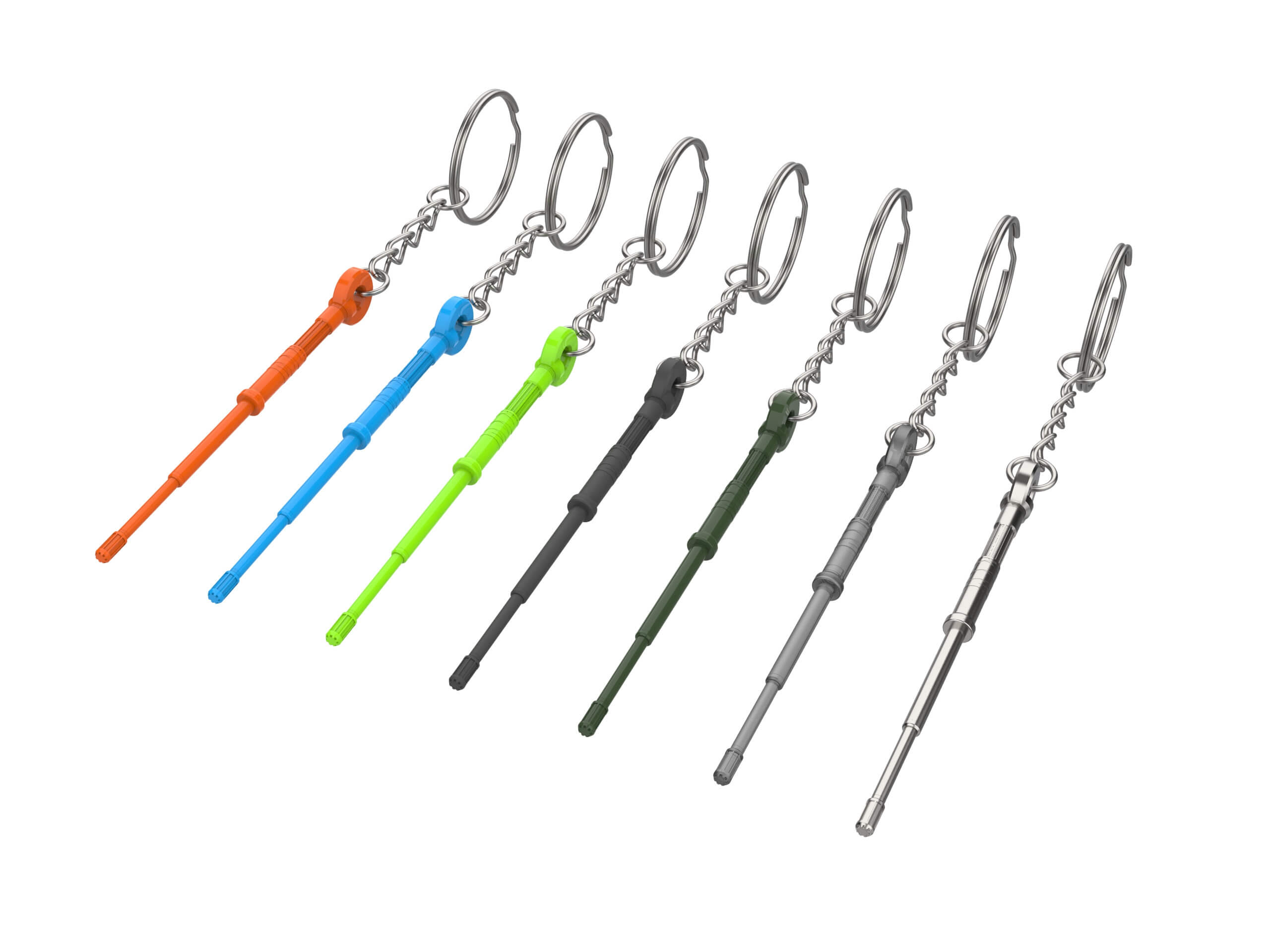 Keychain Lifeline Drum Sticks Apex - 3D Model by MakerLab