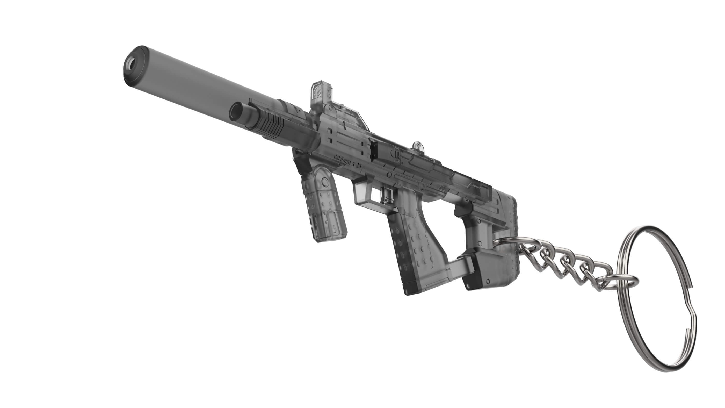 Keychain M7 SMG Halo - 3D Model by MakerLab