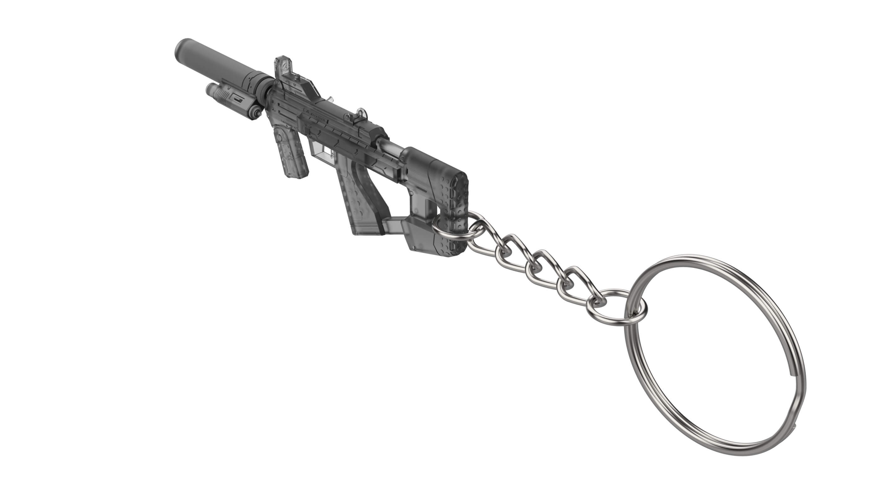Keychain M7 SMG Halo - 3D Model by MakerLab