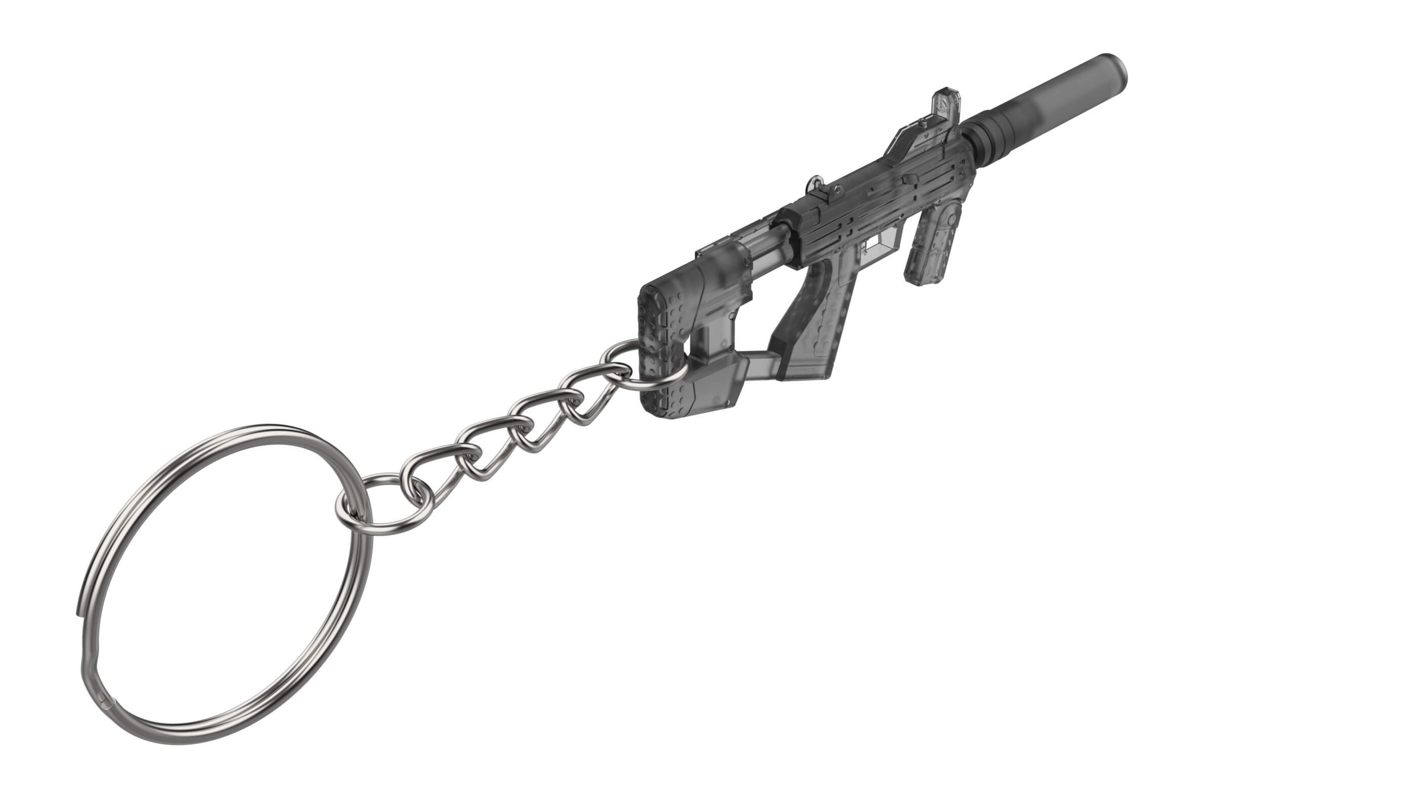 Keychain M7 SMG Halo - 3D Model by MakerLab