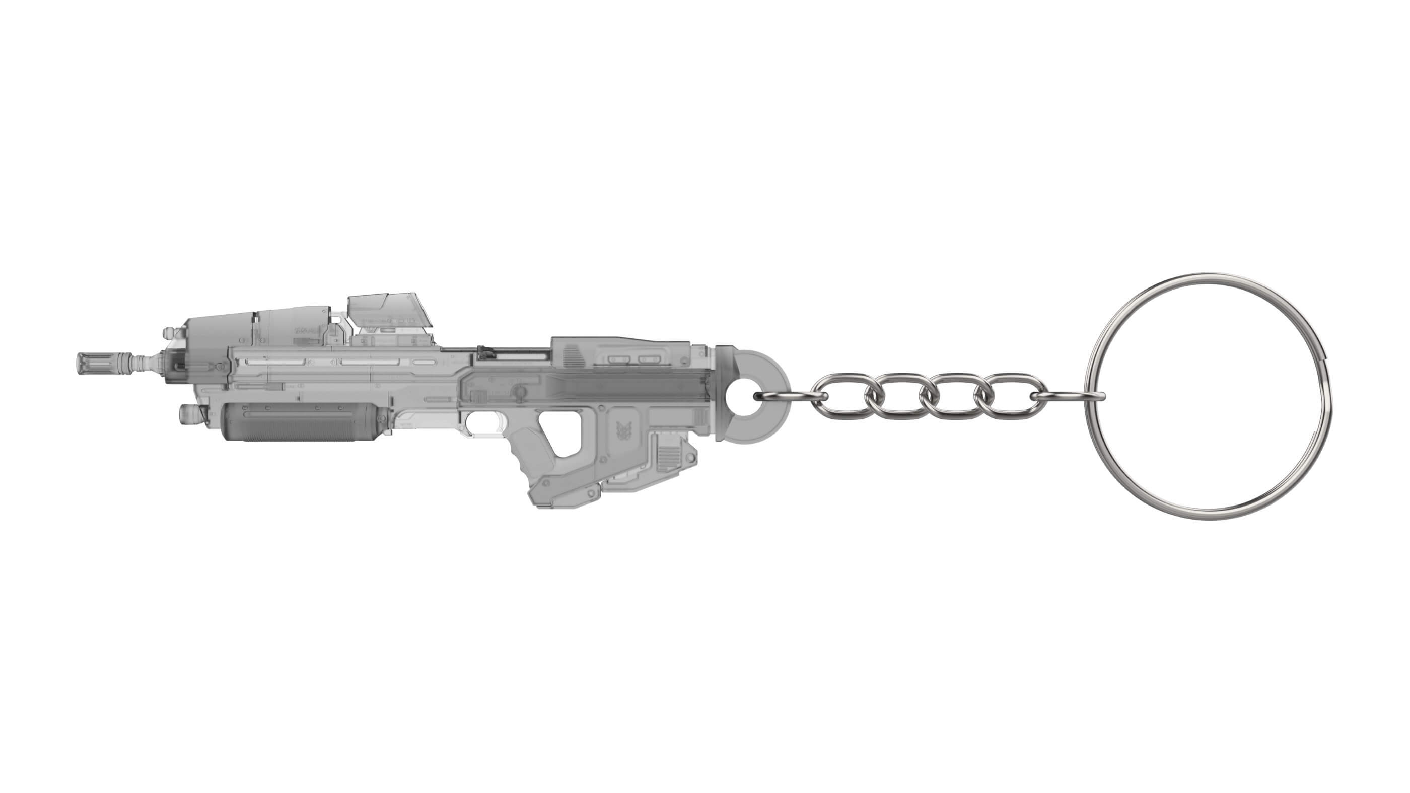 Keychain MA40 Assault Cannon Halo - 3D Model by MakerLab