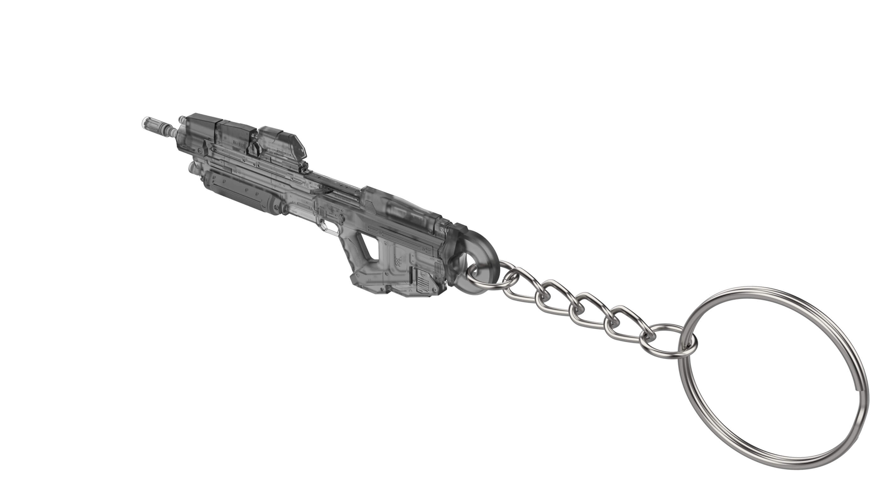 Keychain MA40 Assault Cannon Halo - 3D Model by MakerLab