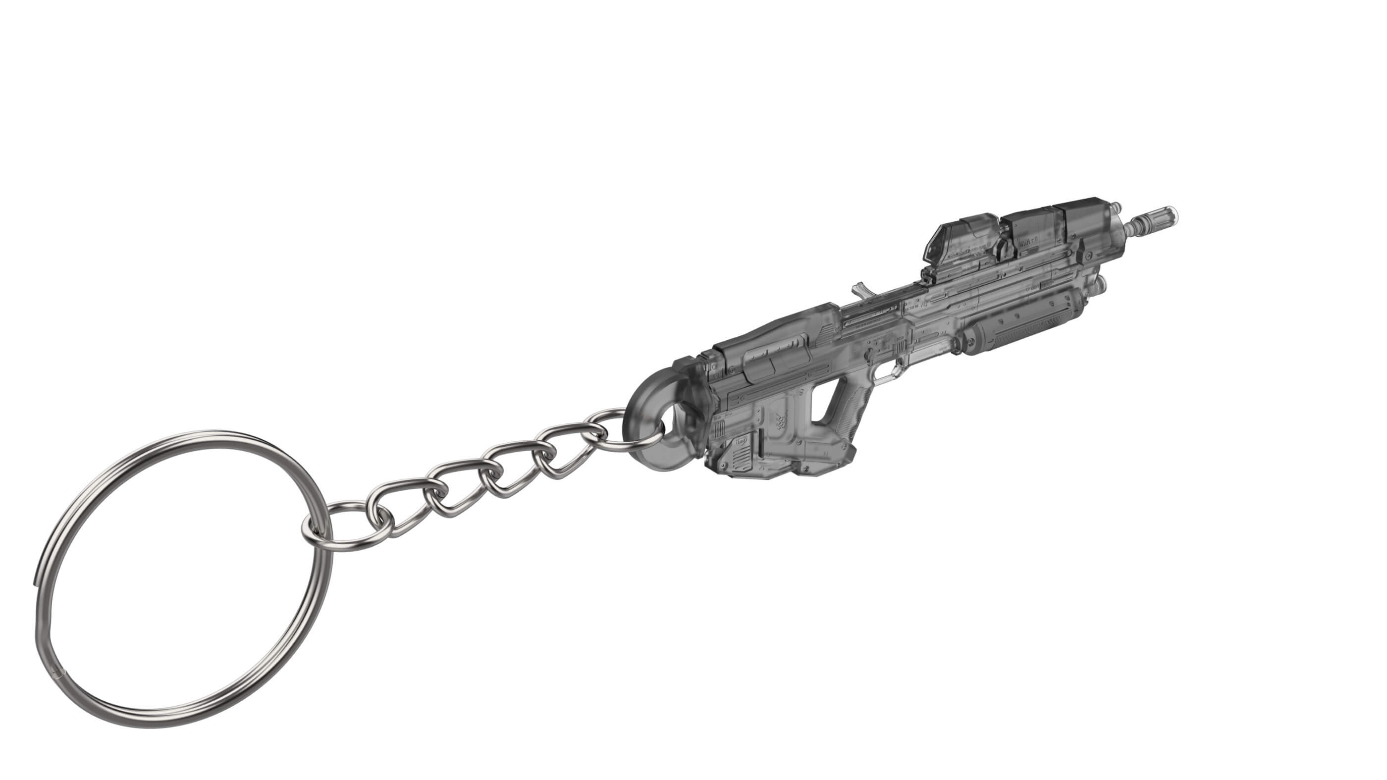 Keychain MA40 Assault Cannon Halo - 3D Model by MakerLab