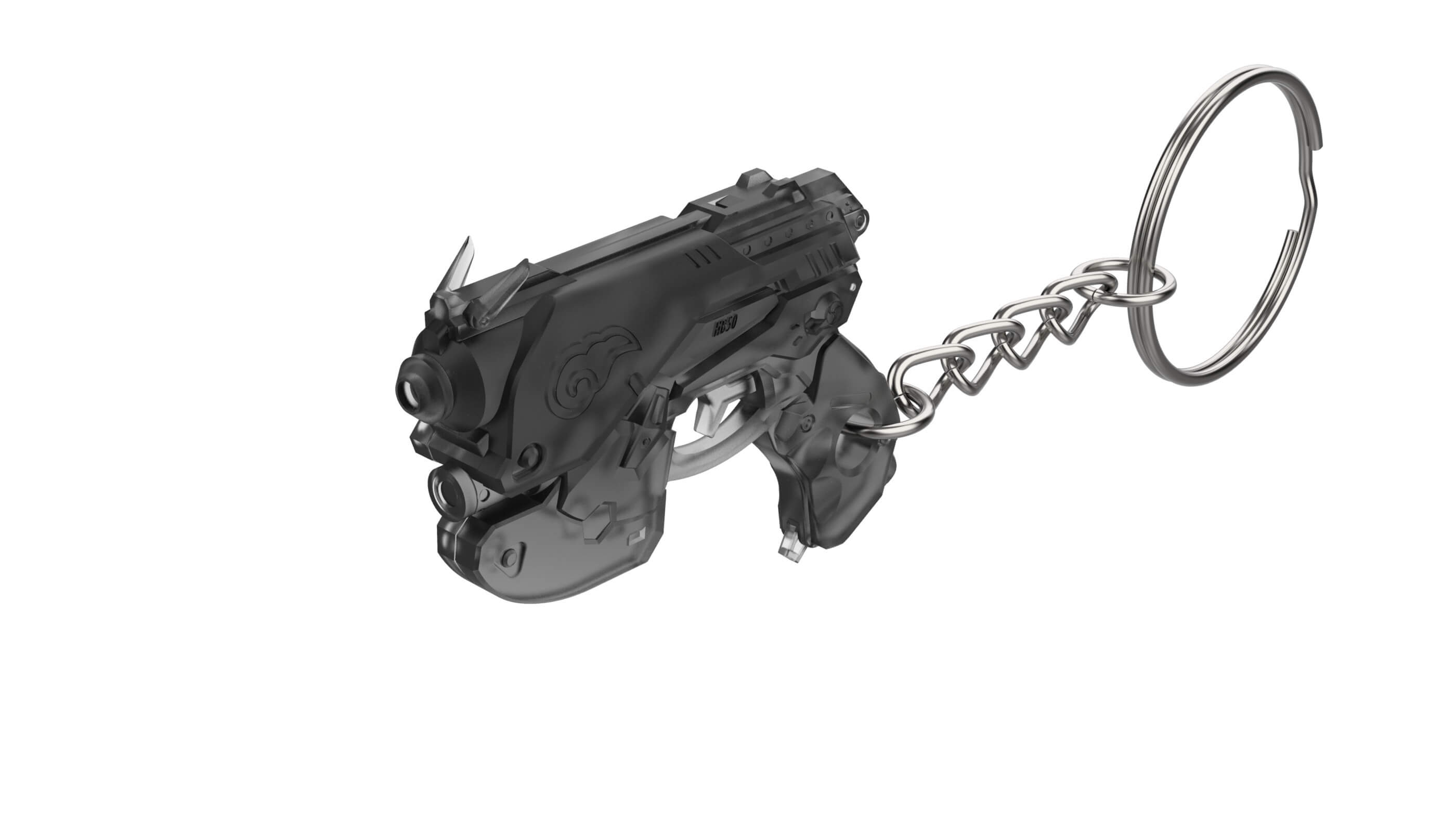 Keychain Overwatch Dva Palanquin Blaster - 3D Model by MakerLab