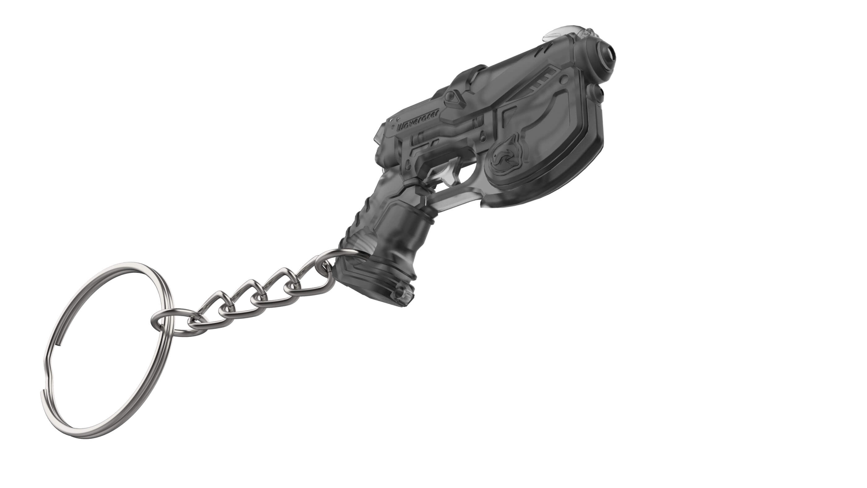 Keychain Overwatch Dva Waveracer Blaster - 3D Model by MakerLab