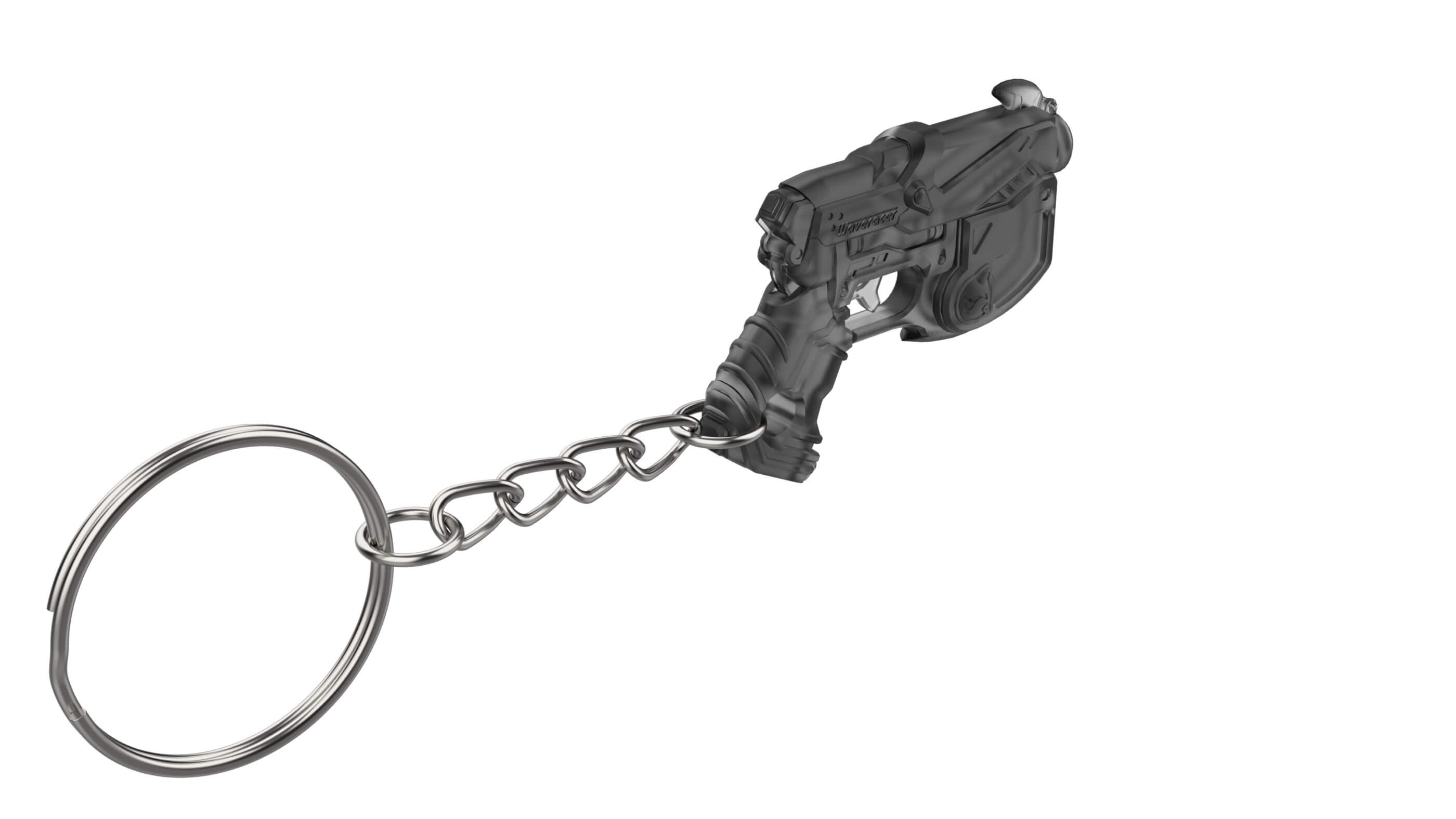 Keychain Overwatch Dva Waveracer Blaster - 3D Model by MakerLab