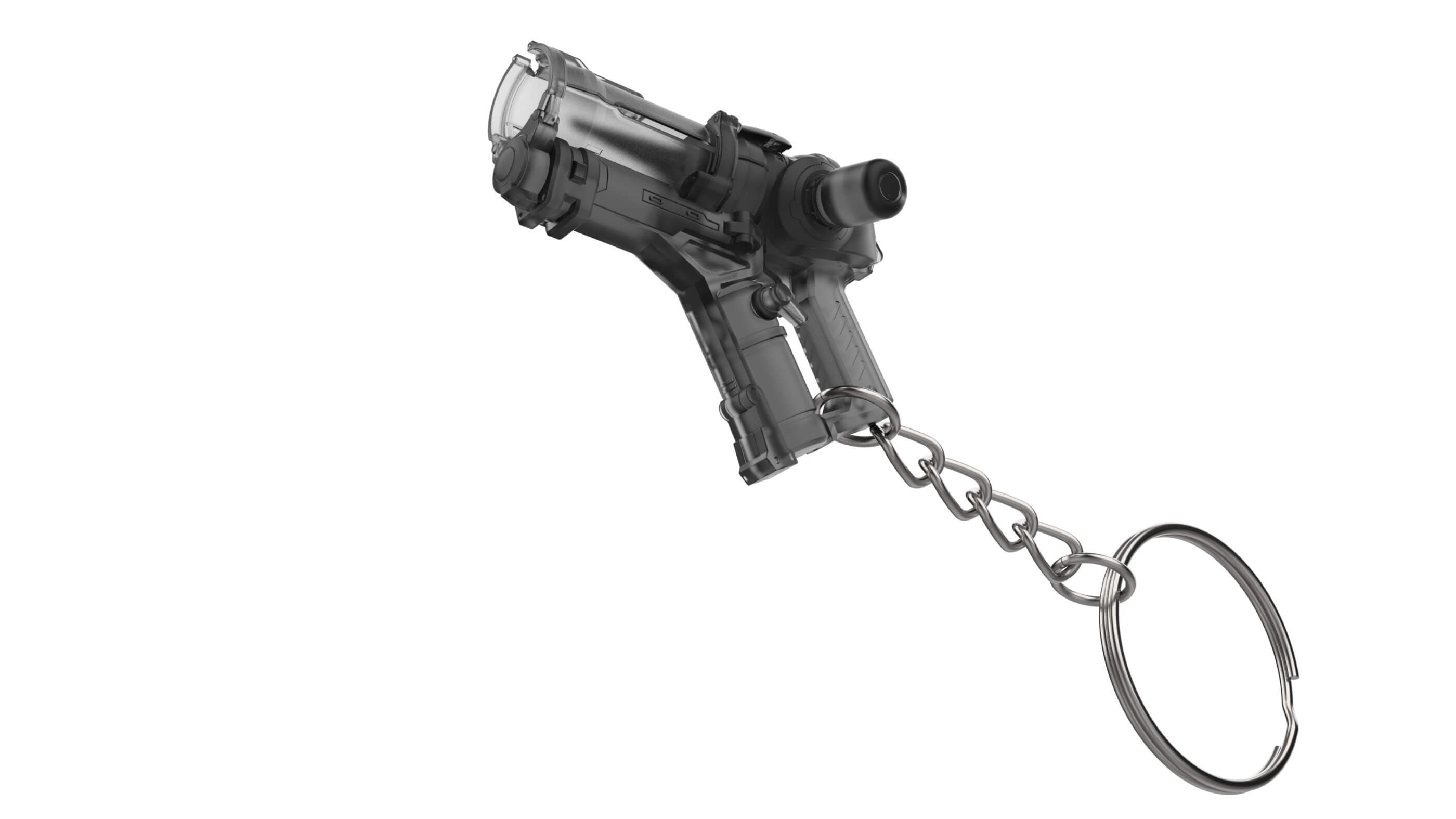 Keychain Overwatch Mei Blaster - 3D Model by MakerLab