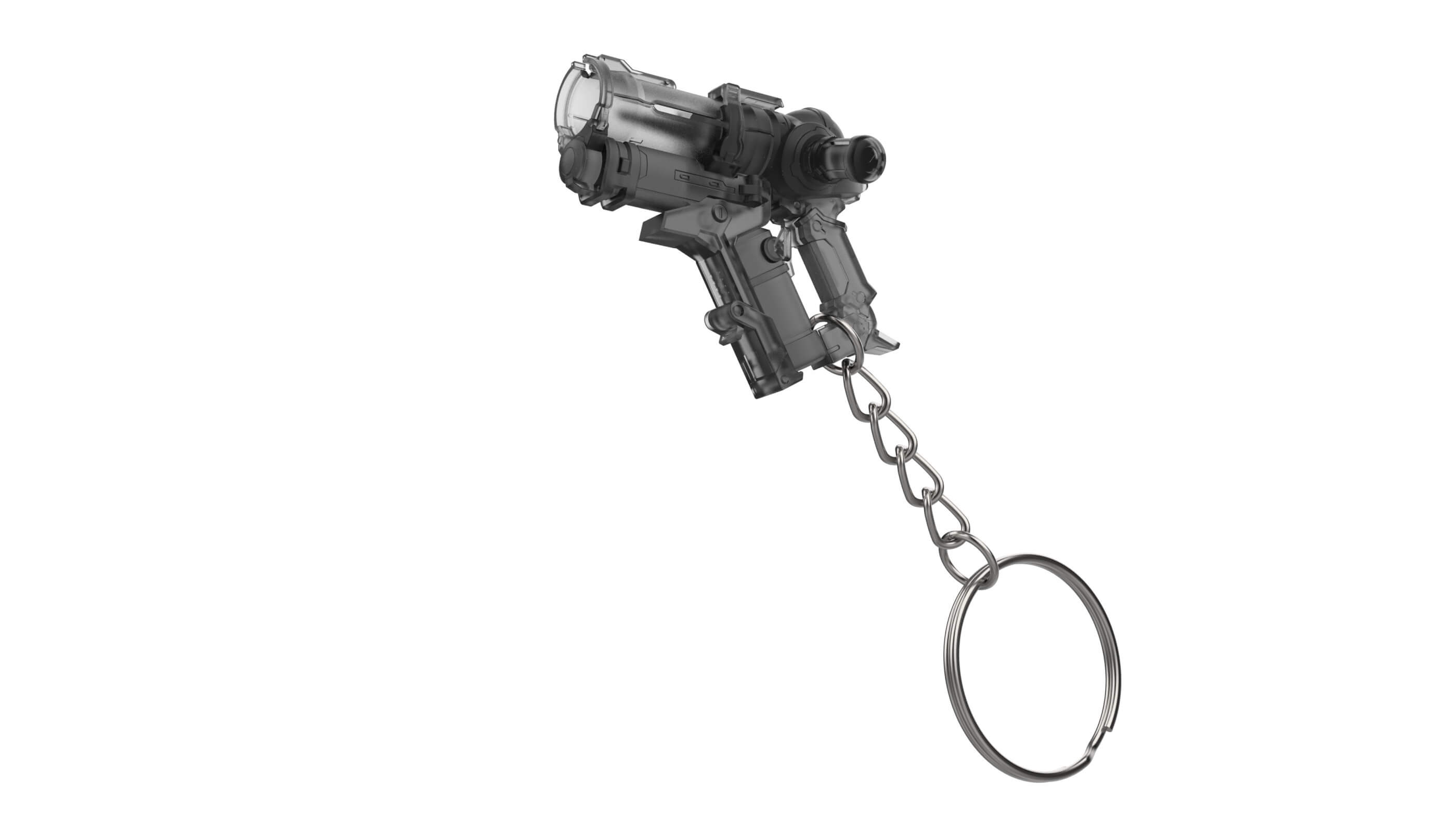Keychain Overwatch Mei Firefighter Blaster - 3D Model by MakerLab