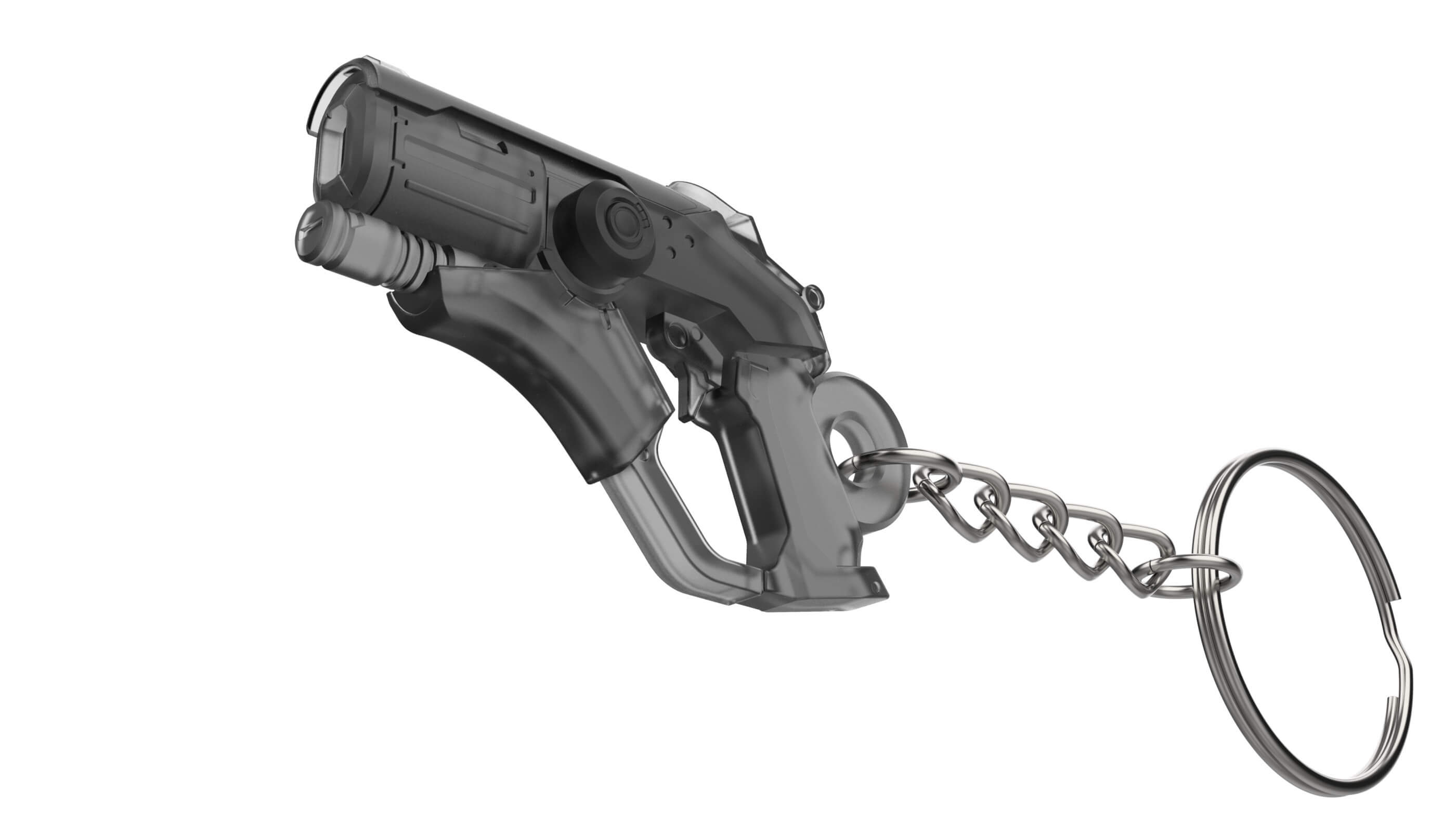 Keychain Overwatch Mercy Blaster - 3D Print Model by MakerLab