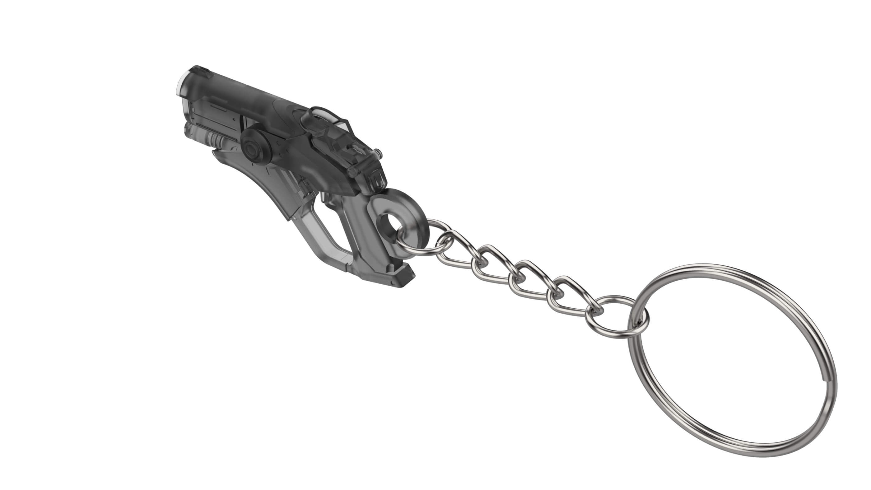 Keychain Overwatch Mercy Blaster - 3D Print Model by MakerLab